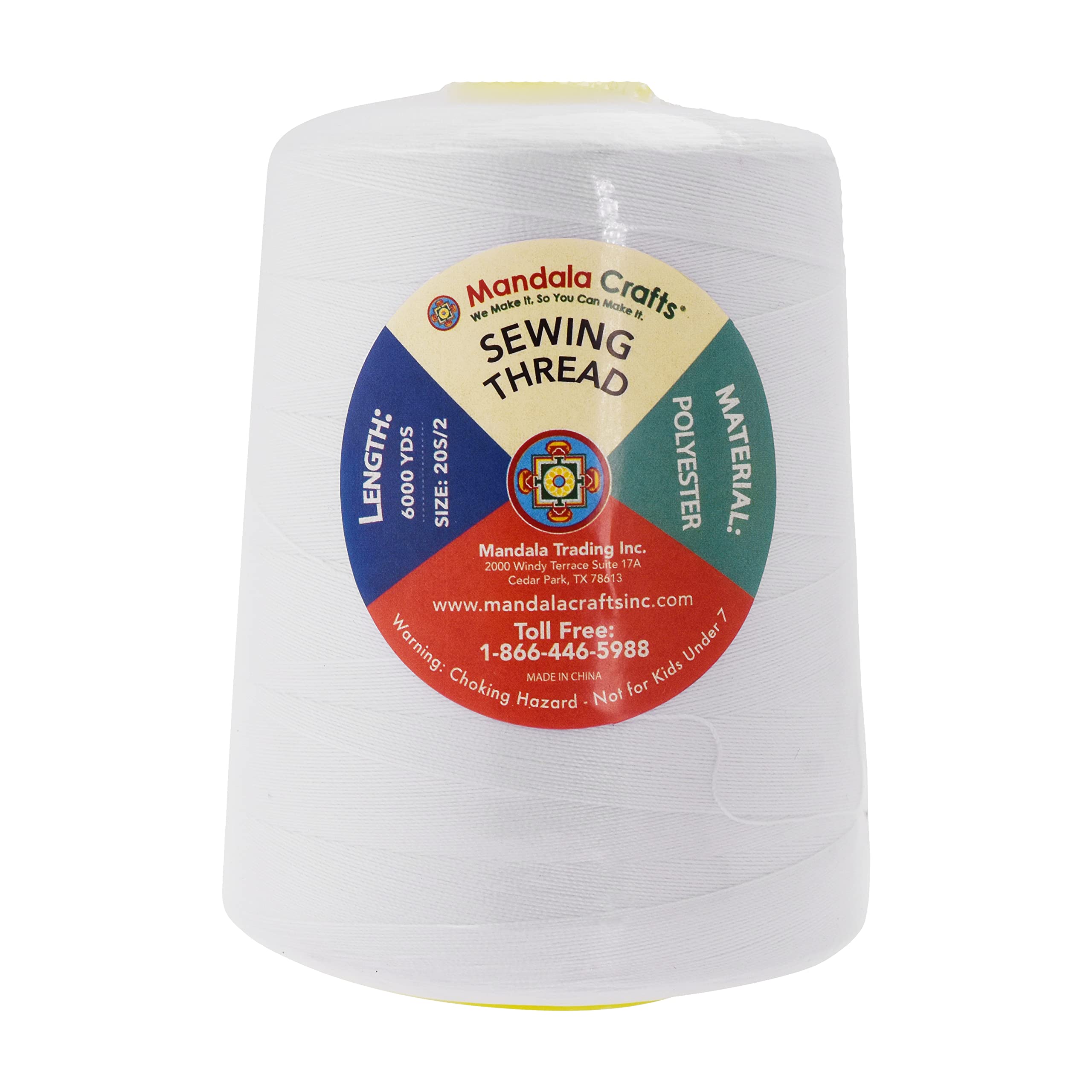 Snapklik.com : All Purpose Sewing Thread Spools - Neutral Serger Thread ...