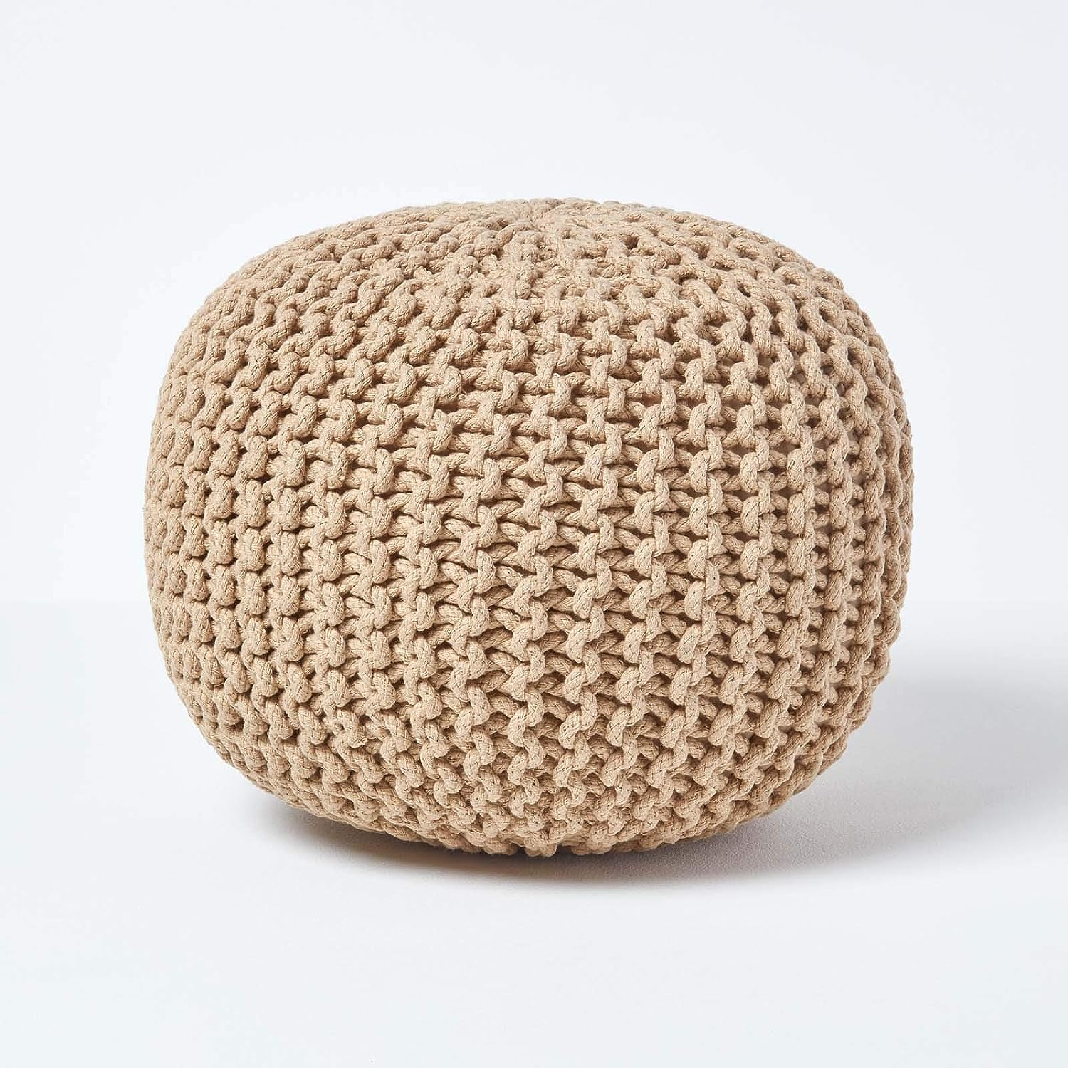 WONS Footstool Pouffe Chair Rattan Straw Poufs Hand Knitted Braided ...