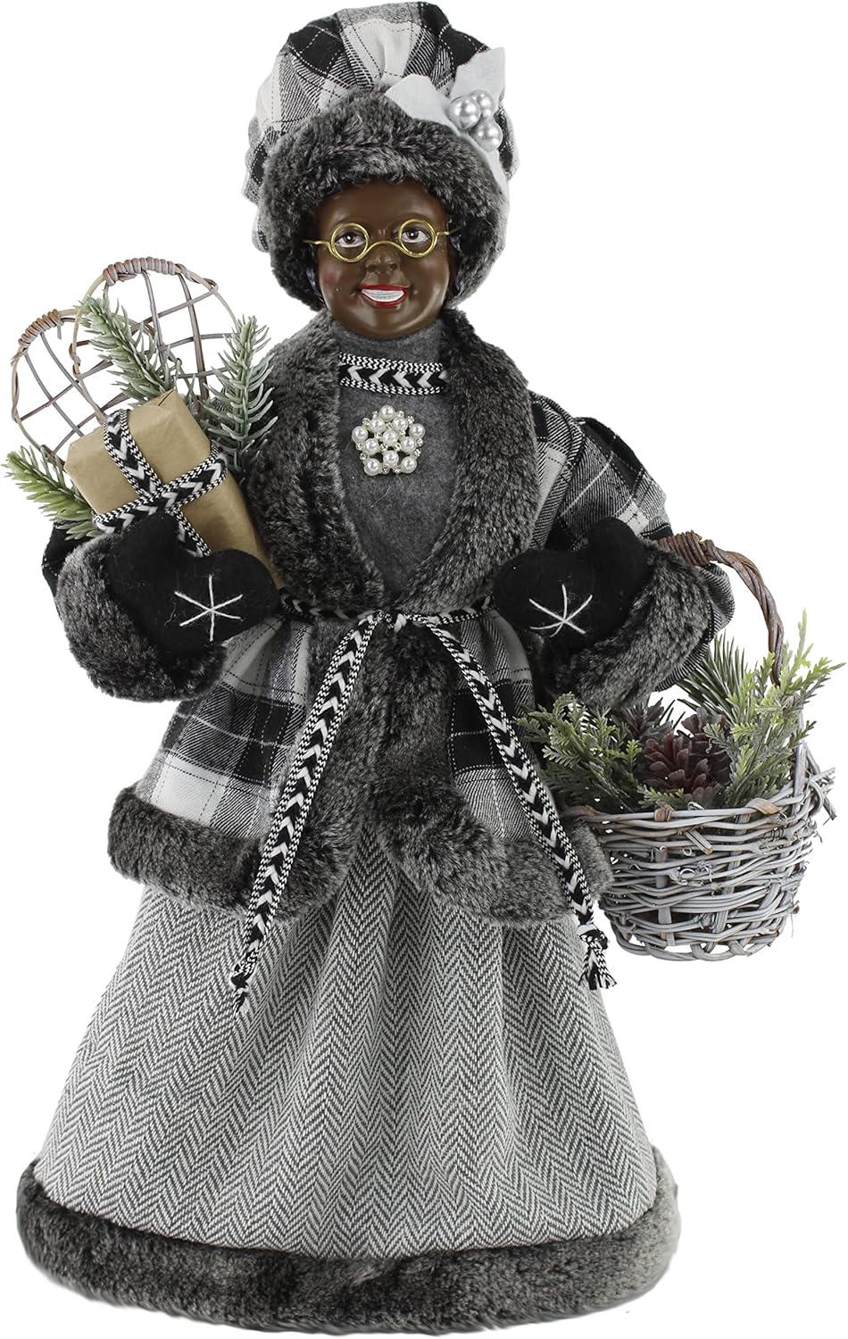 Amazon.com: Windy Hill Collection 16" Inch Standing Black & White ...