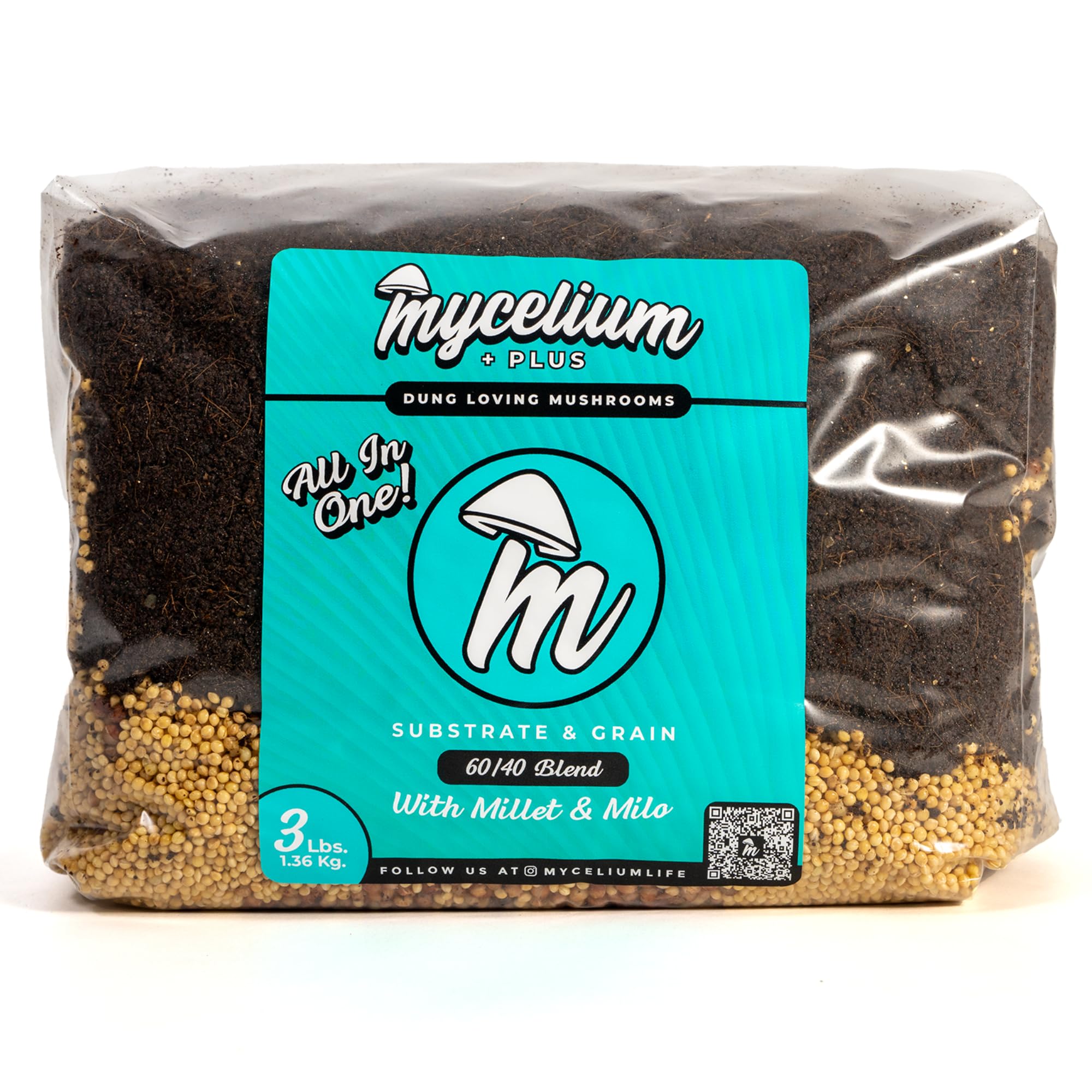 Buy Mycelium's Superior Dung-Loving Mushroom Substrate & Millet/Milo ...