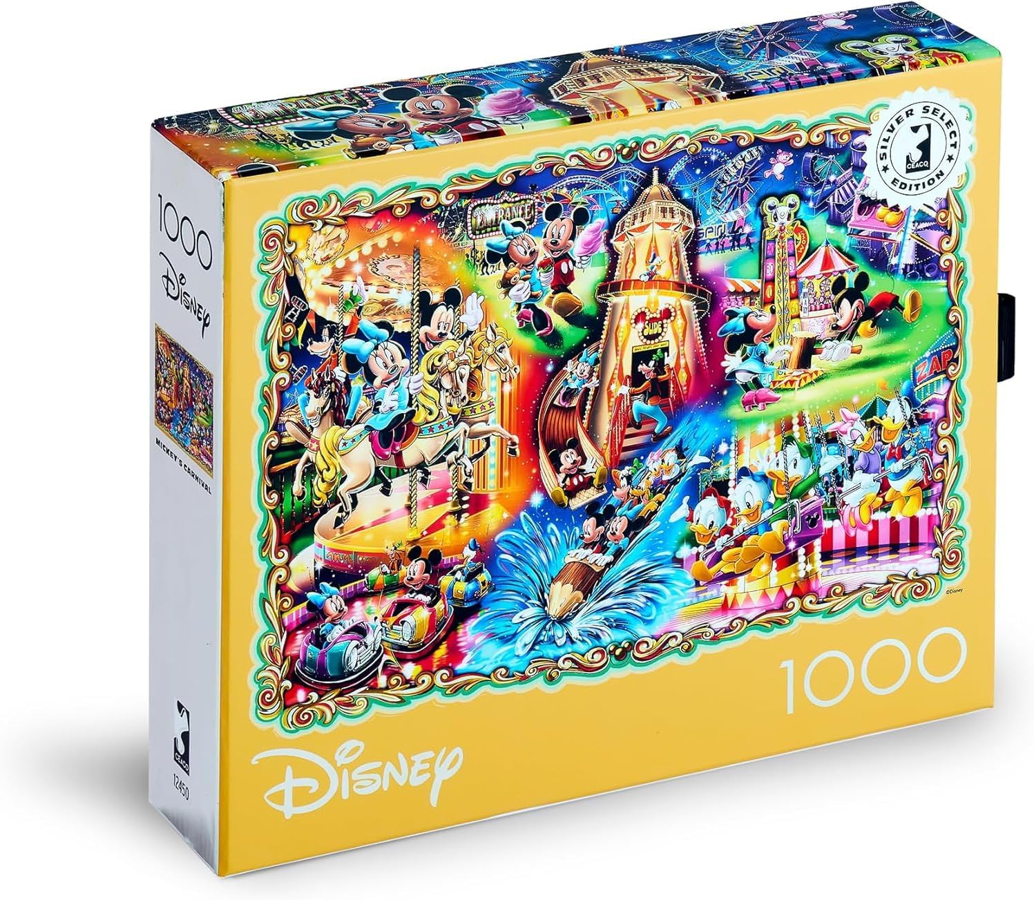 Silver Select - Disney - Mickey's Carnival - 1000 Piece Jigsaw Puzzle ...