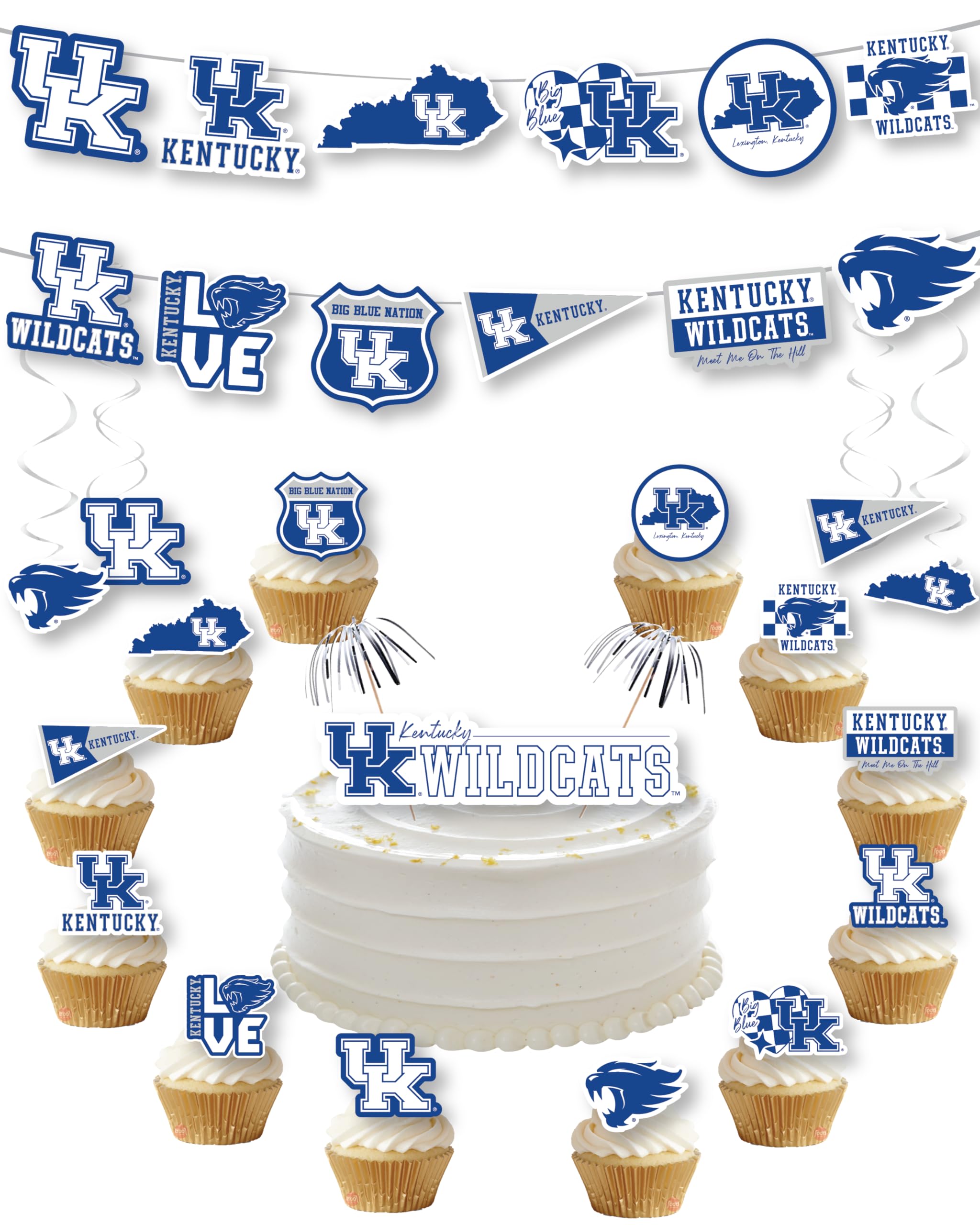 Amazon.com: Kentucky Wildcats Party Supplies (42 Pieces) for University ...