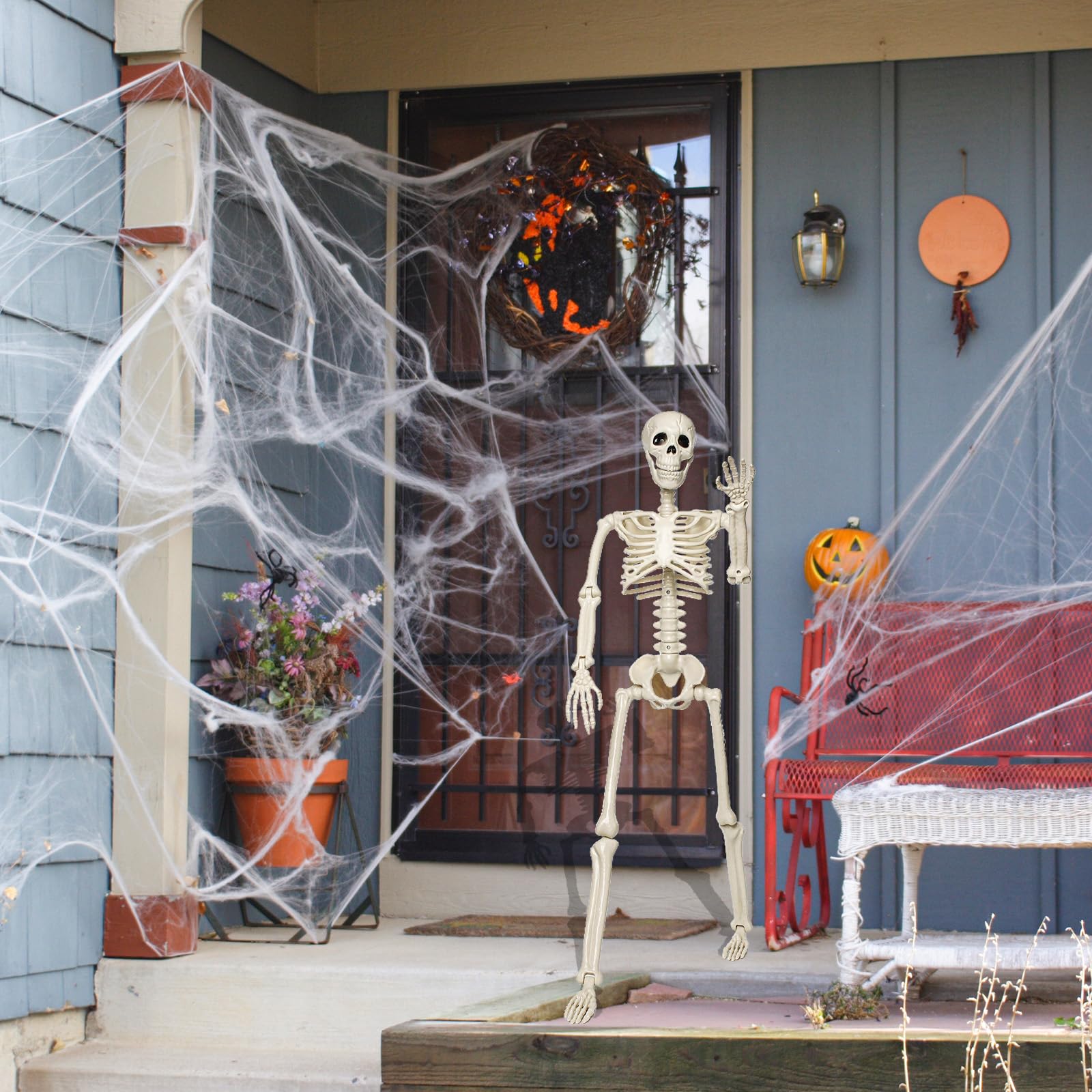 Snapklik.com : 3FT Halloween Skeleton Decorations, 36" Full Body ...