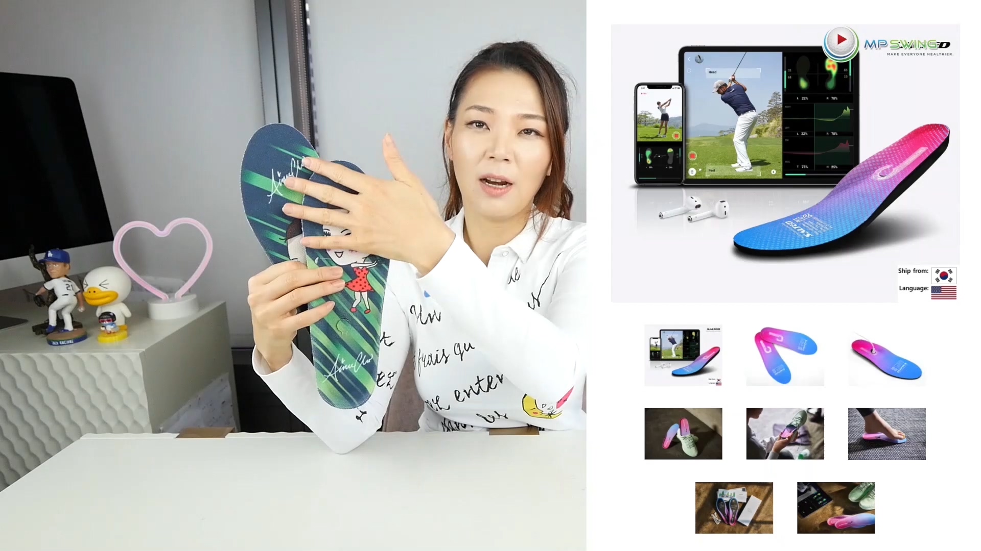 Watch SALTED SMART INSOLE UNBOXING with Aimee Cho[Golf with Aimee] on ...