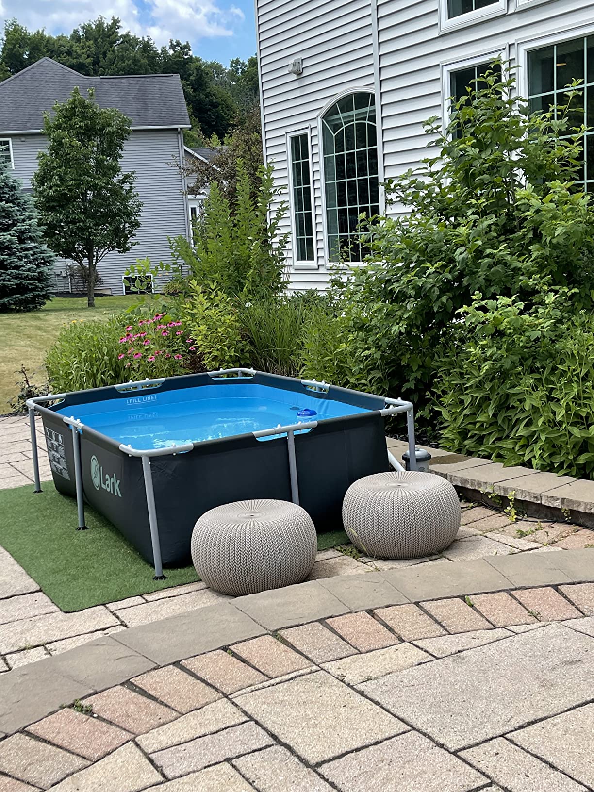 $9/mo - Finance Lark Metal Frame Sport Splash Swimming Outdoor Patio ...