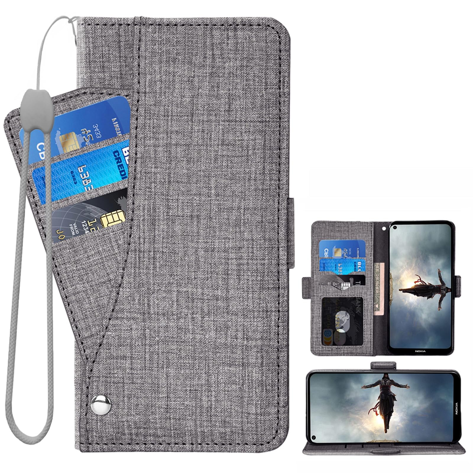 Amazon.com: Asuwish Phone Case for Nokia X100 5G Wallet Cover with ...