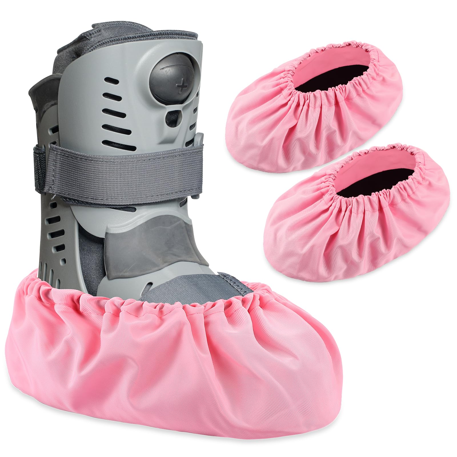 Geyoga 2 Pieces Walking Boot Cover Recovery Shoes Covers Non Skid Foot ...