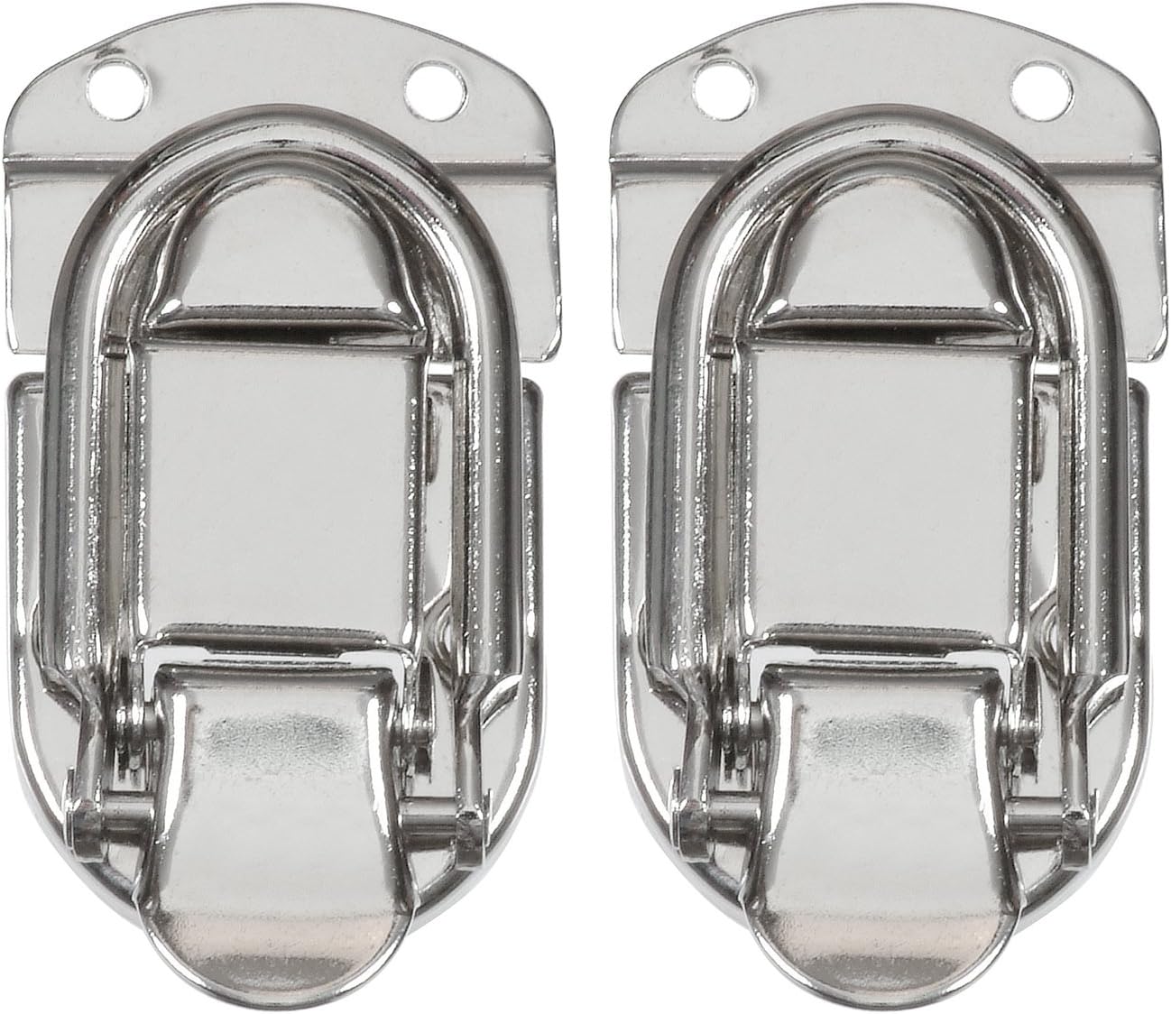 14 Pieces Wood Box Toolbox Cabinet Metal Spring Loaded Latches Catch ...