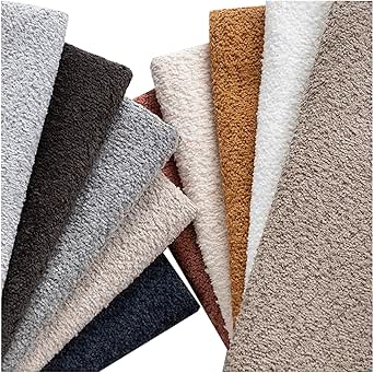 Amazon.com: Soft Plush Curly Woolly Pile Fleece-Like Sherpa Fleece ...