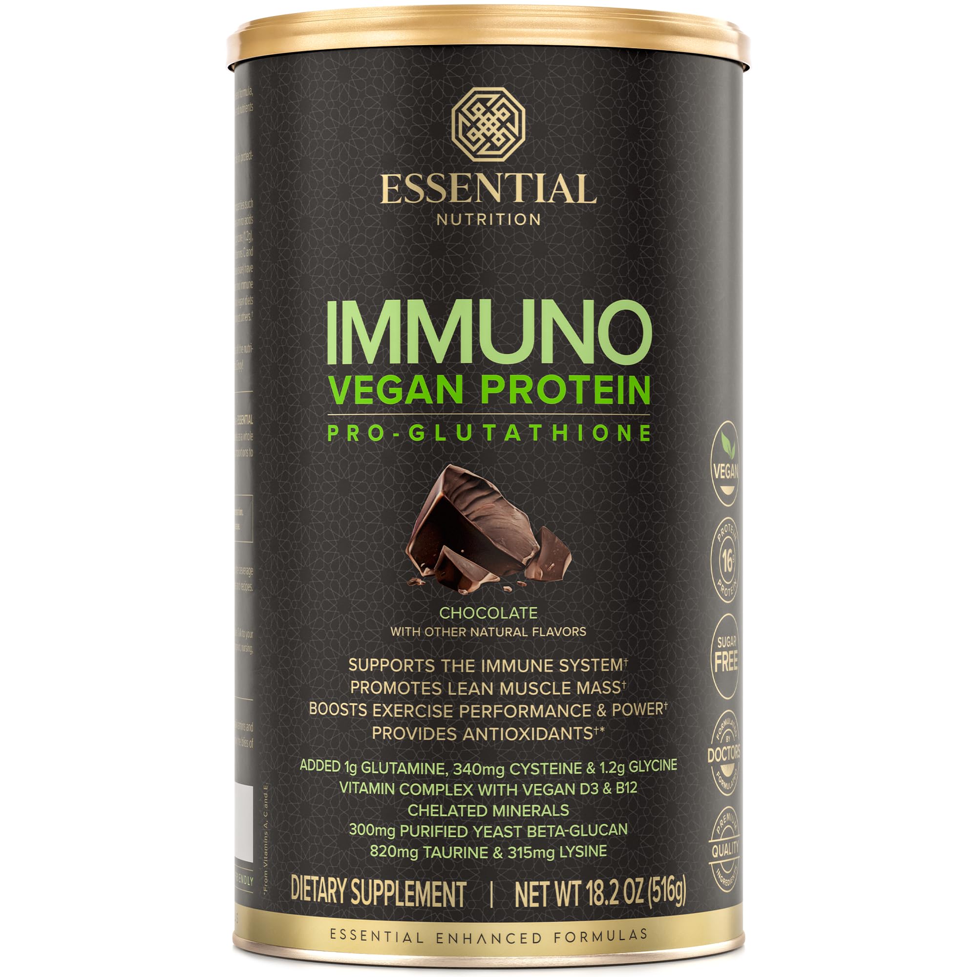 Amazon.com: Essential Nutrition - Immuno Vegan - Plant-Based Protein ...