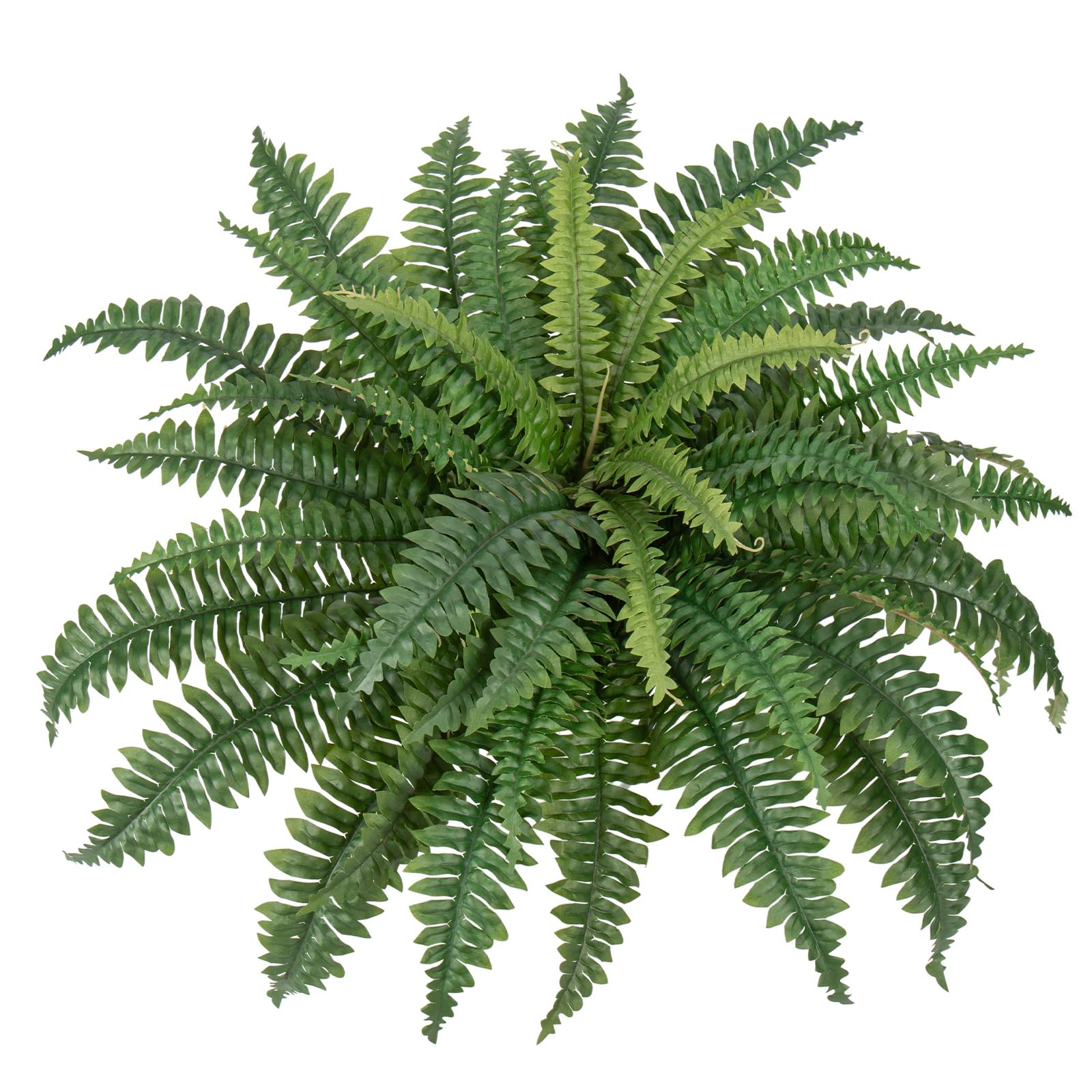 Amazon.com: Ferns Artificial Plants 25.6" Dia. Faux Ferns for Outdoor ...