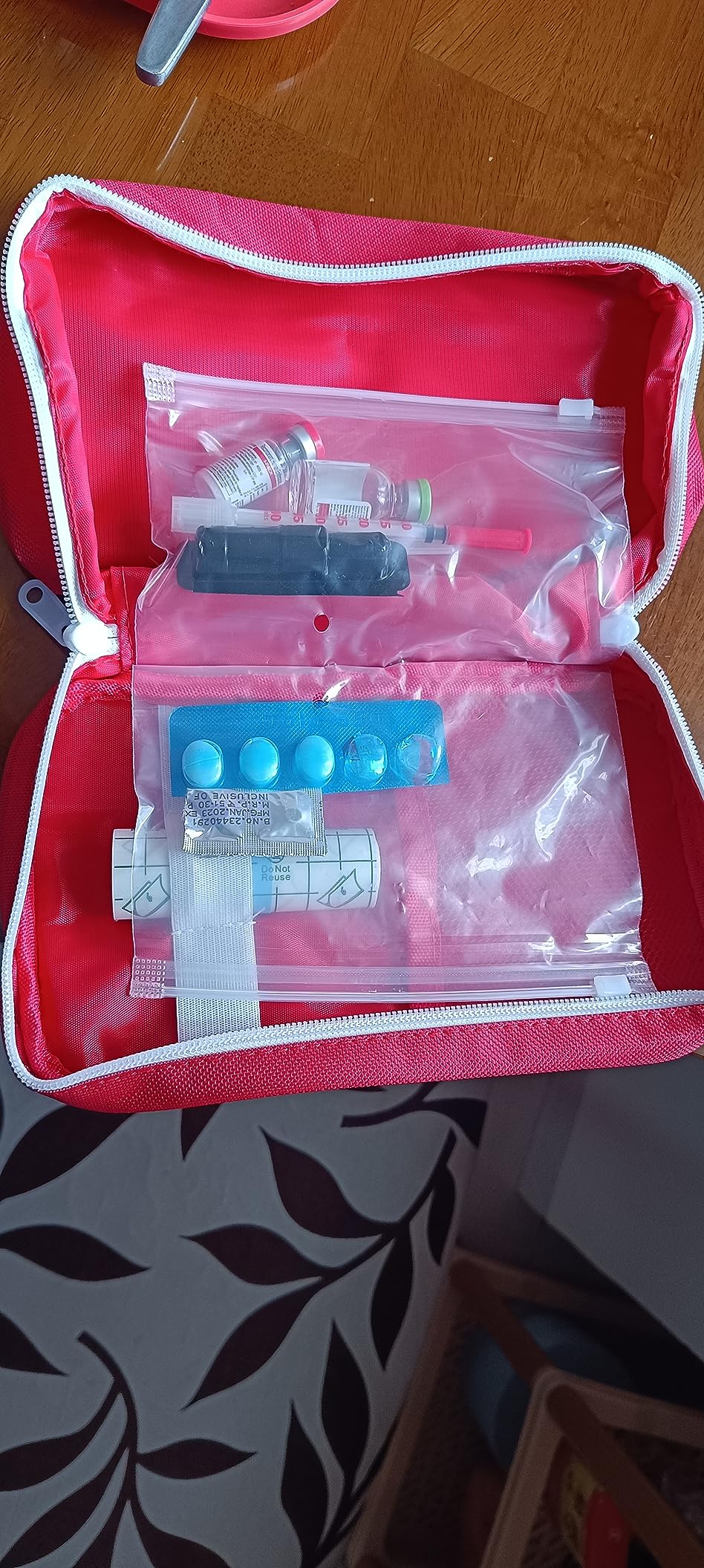 BITLOK Polyester Multi-Function Large Medical Kit First Aid Pouch ...