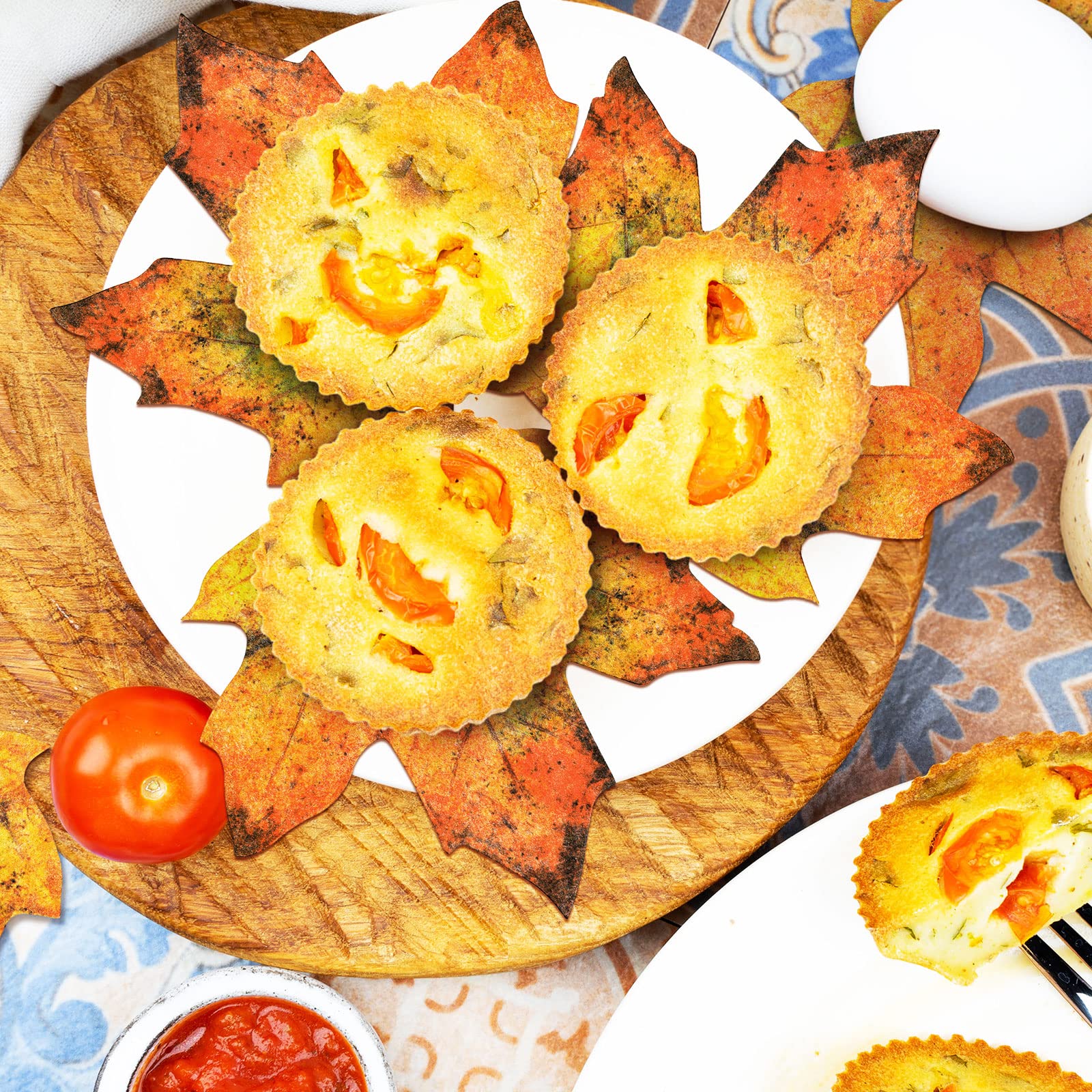 Snapklik.com : Parchment Fall Leaves Thanksgiving Cheese Paper ...