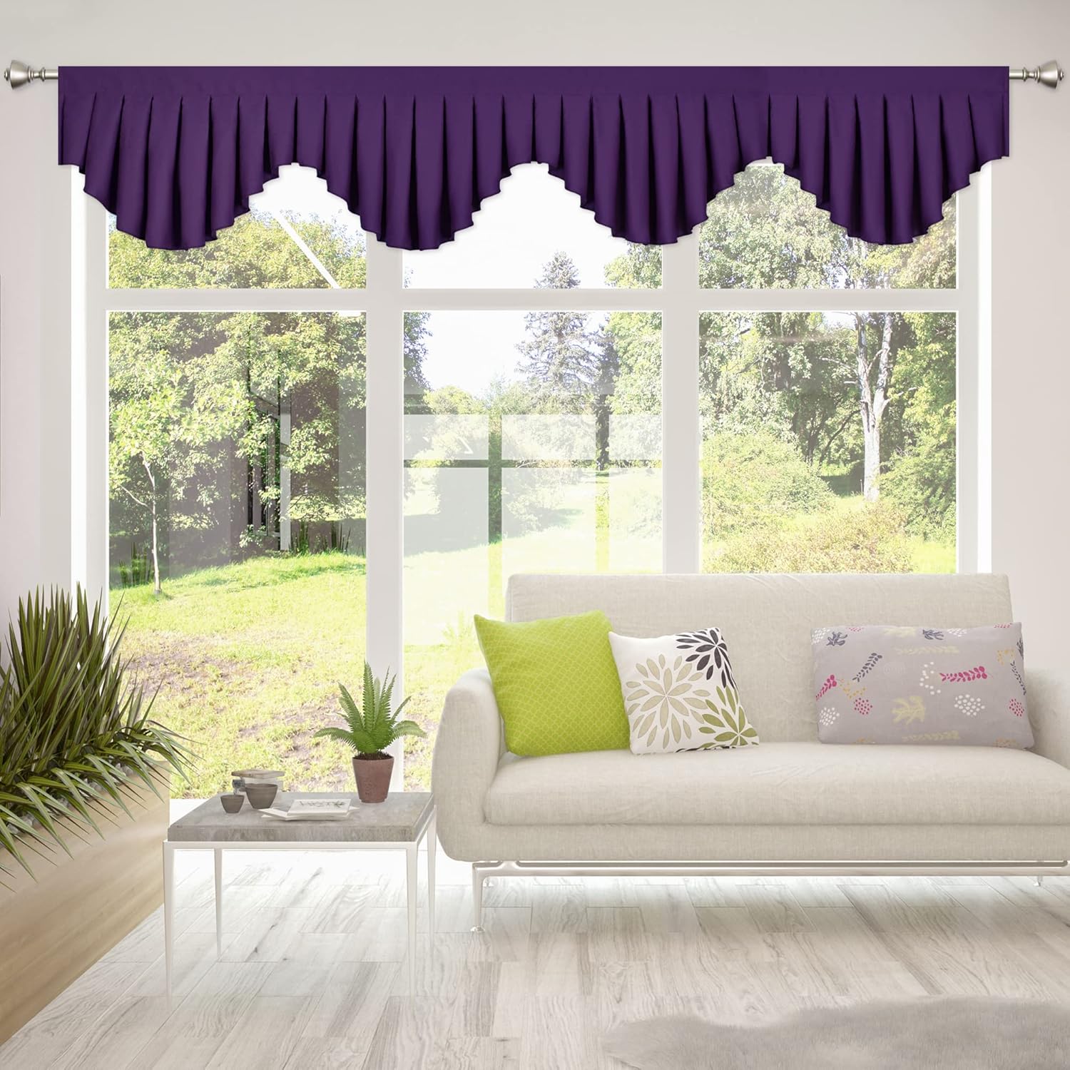 Amazon.com: OYRING Blackout valances for Windows Energy Efficient Rod ...