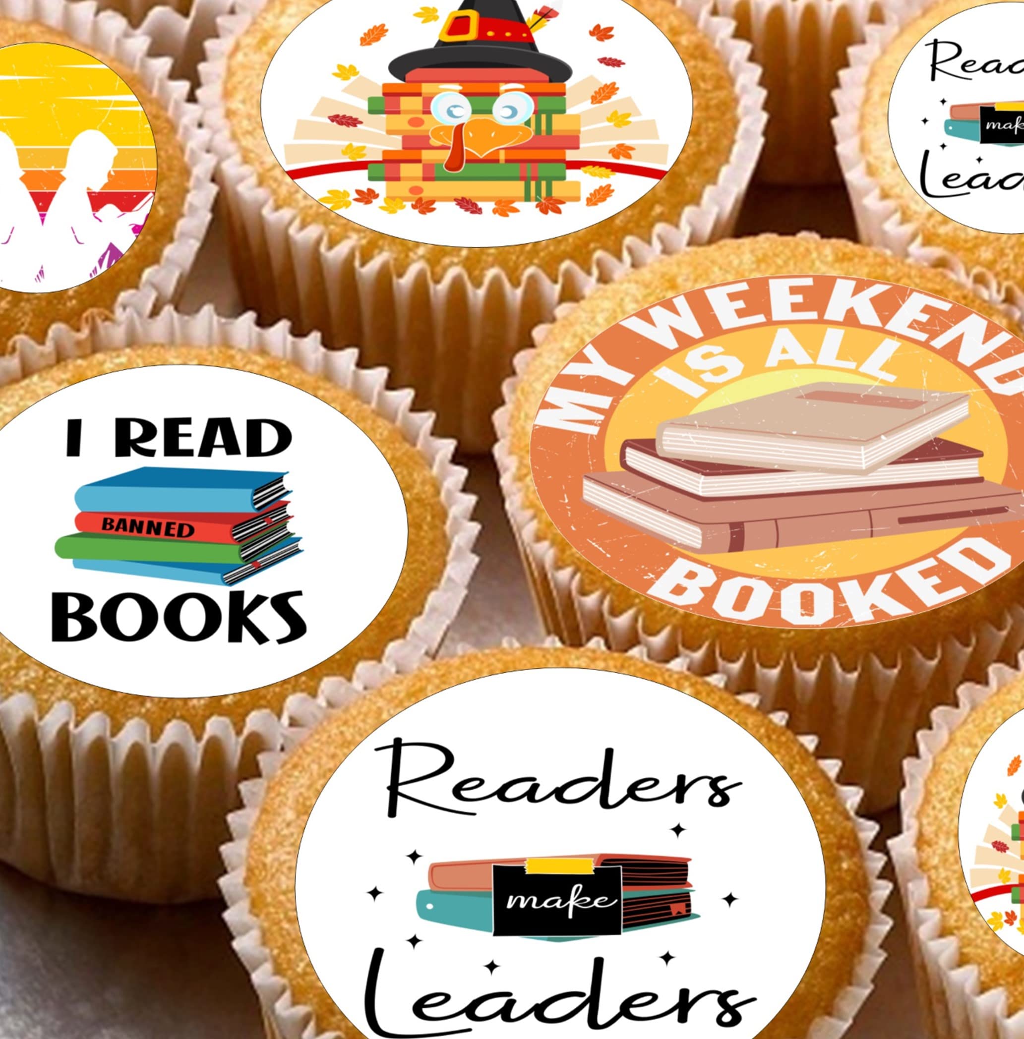 30 edible Reading World Book Day kids childrens party decorations style ...