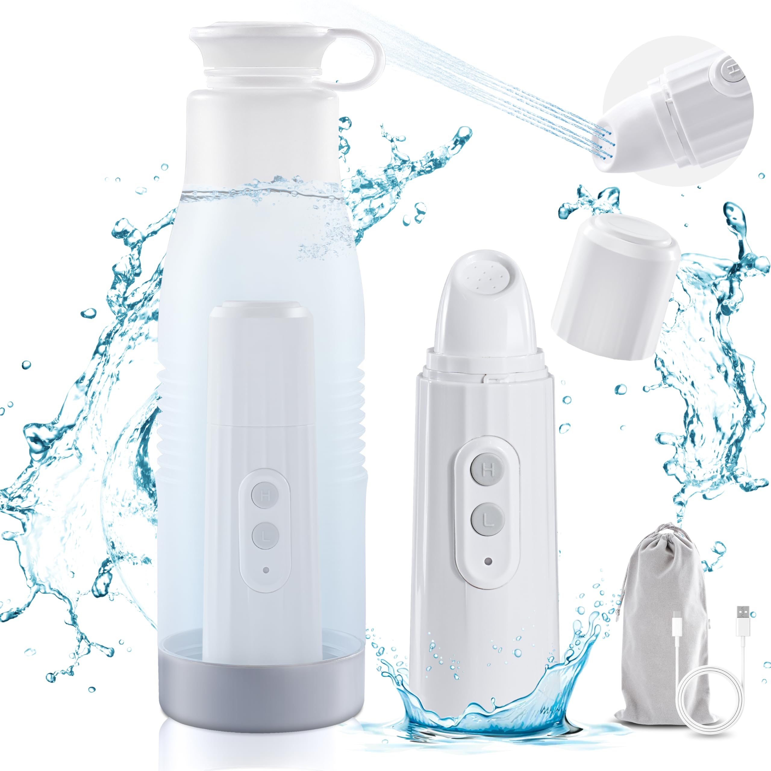 Portable Bidet, Travel Bidet, Portable Bidet for Travel 550ML, Electric ...