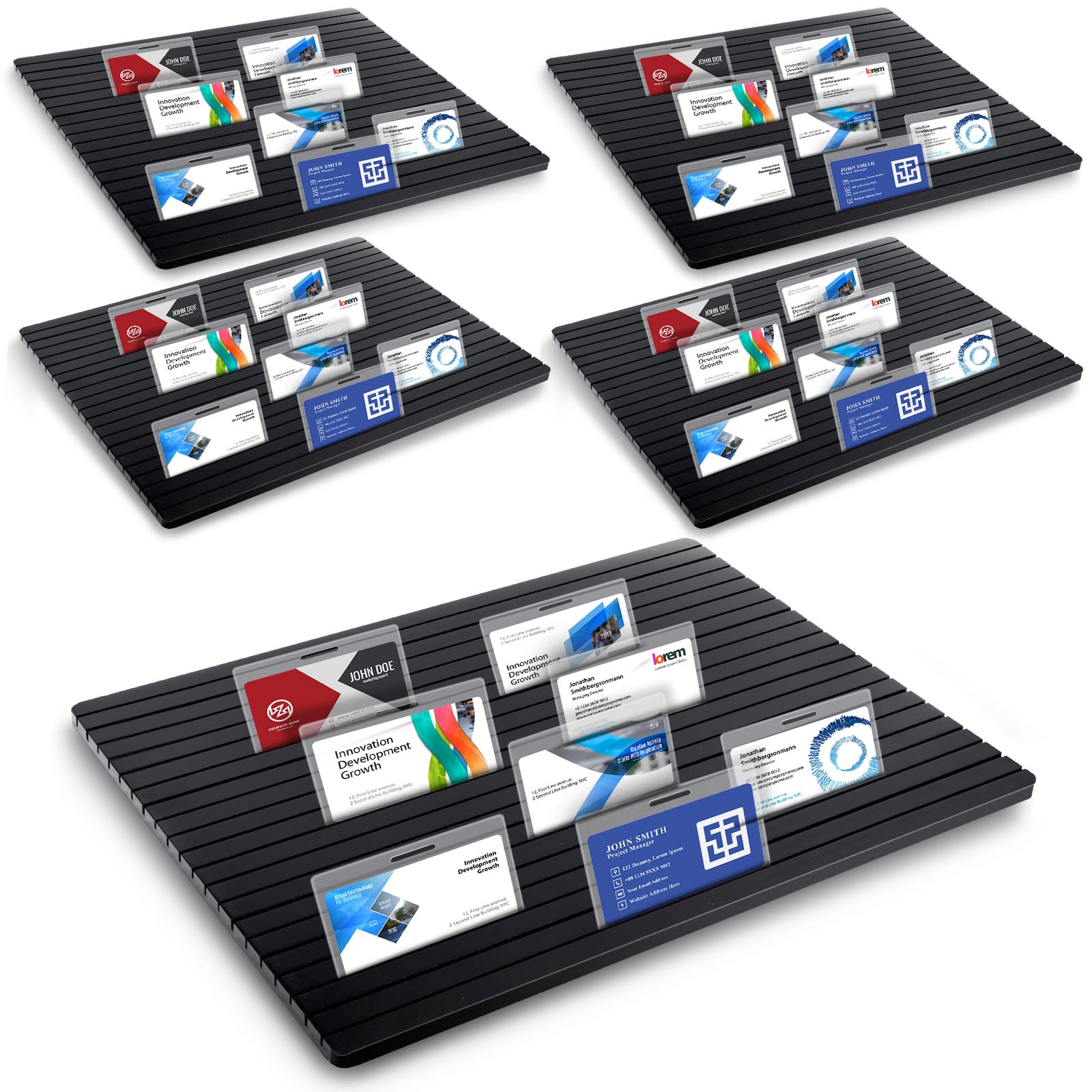 Amazon.com : Geetery 16.54 x 12.99 x 0.3 Inch Wooden Name Badge Holder ...