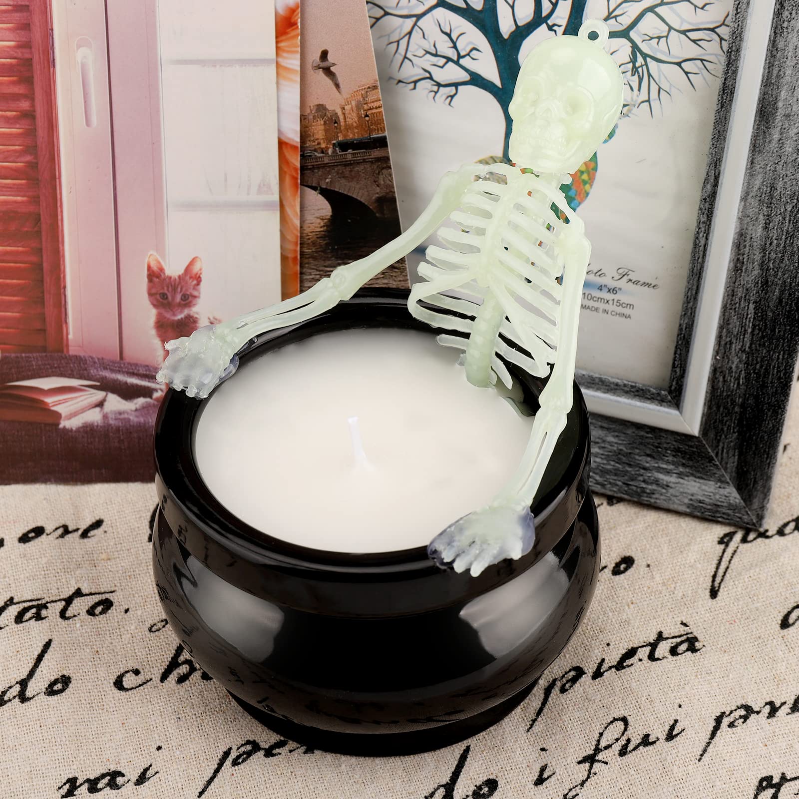 Halloween Skeleton Candles - Halloween Decorations - Spooky Halloween ...