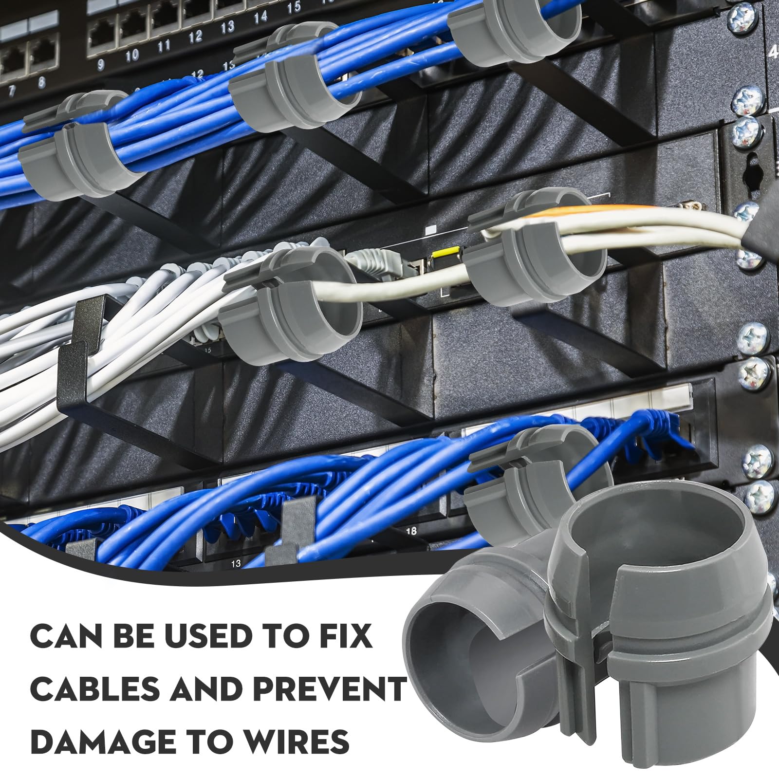 Snapklik.com : 60PCs 1/2 Inch Non-Metallic Snap Connectors, Labor ...