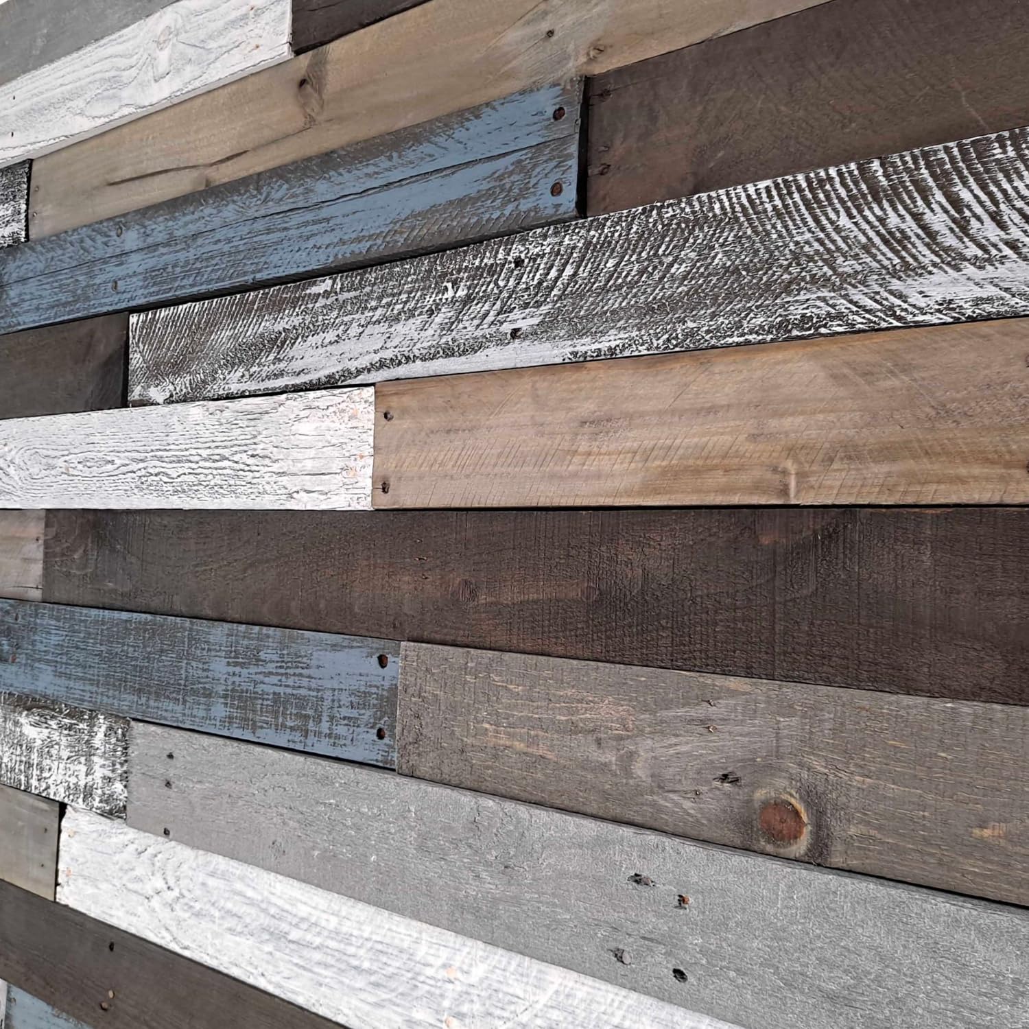 Brick And Wood Pallet Walls