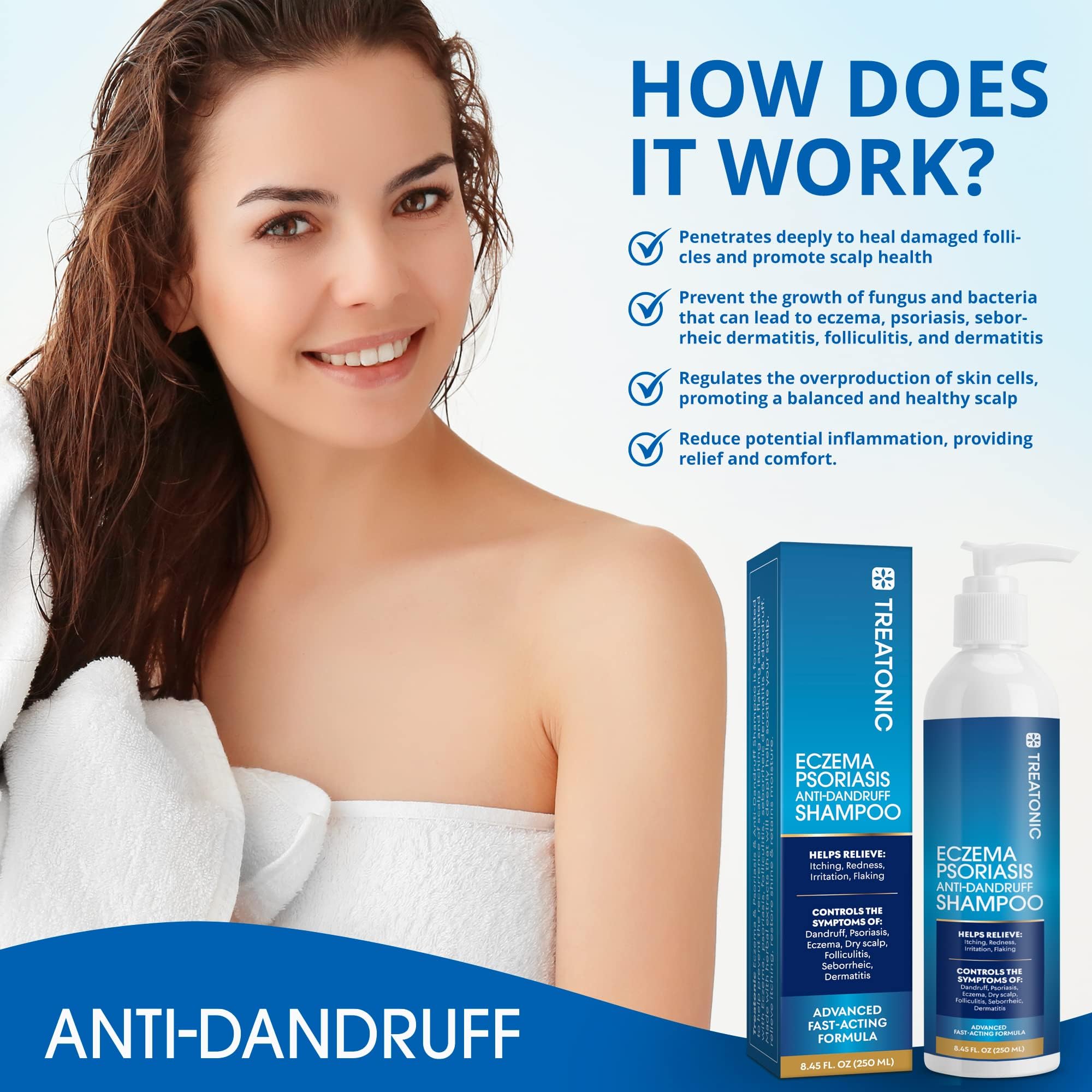 Snapklik.com : Eczema Shampoo Psoriasis Shampoo: Seborrheic Dermatitis ...