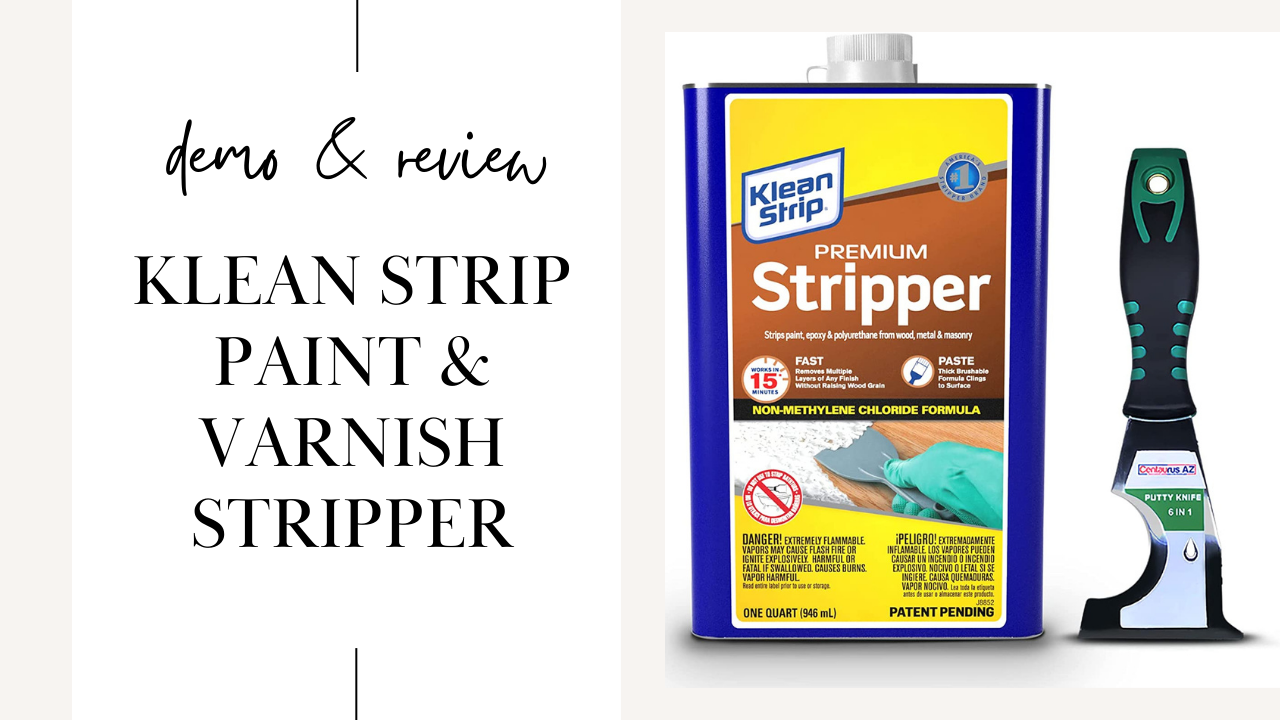 Watch Using Klean Strip to Remove Old Paint! Demo and Review! on Amazon ...