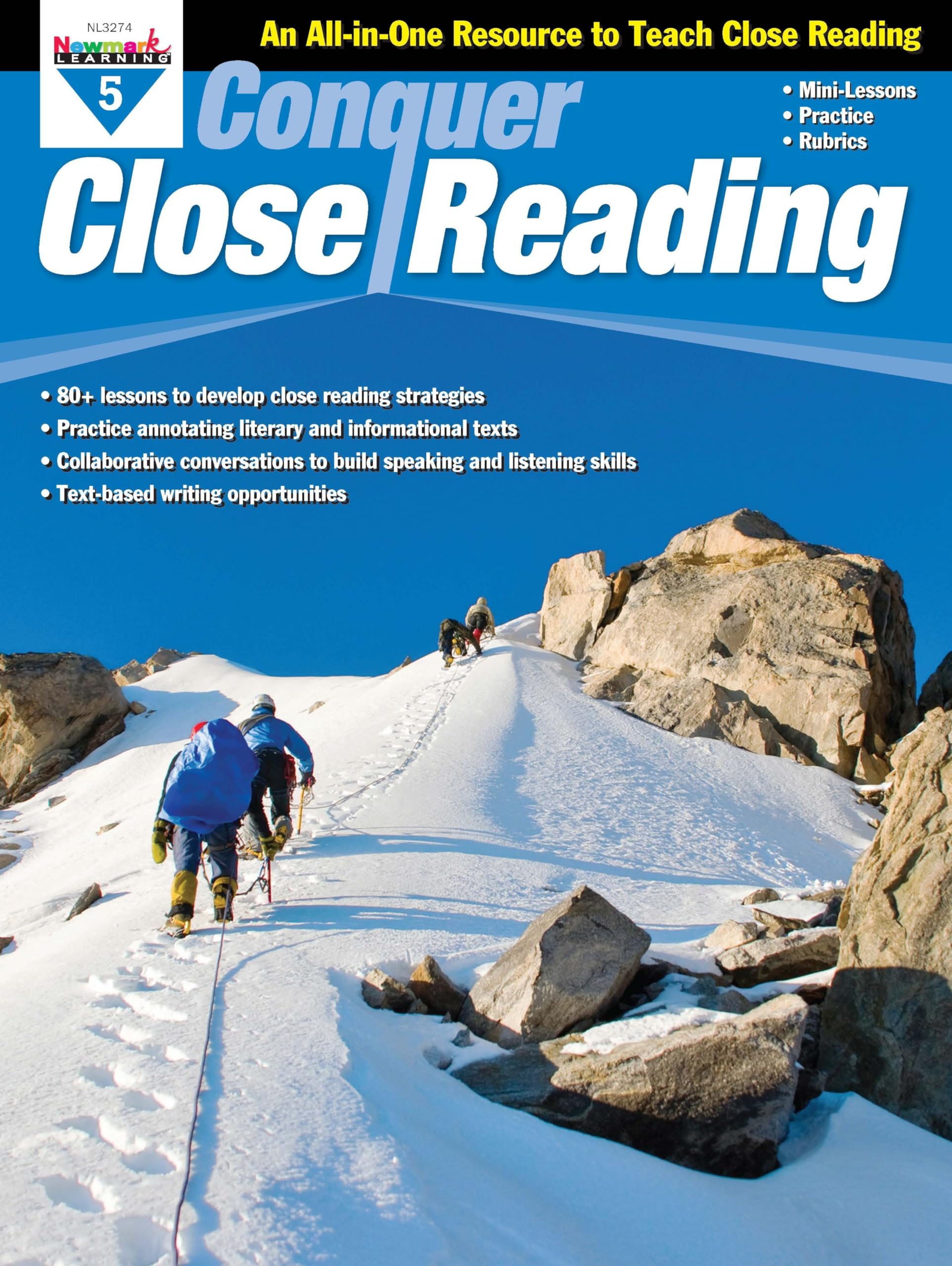 Snapklik.com : Conquer Close Reading Grade 5 Teacher Resource