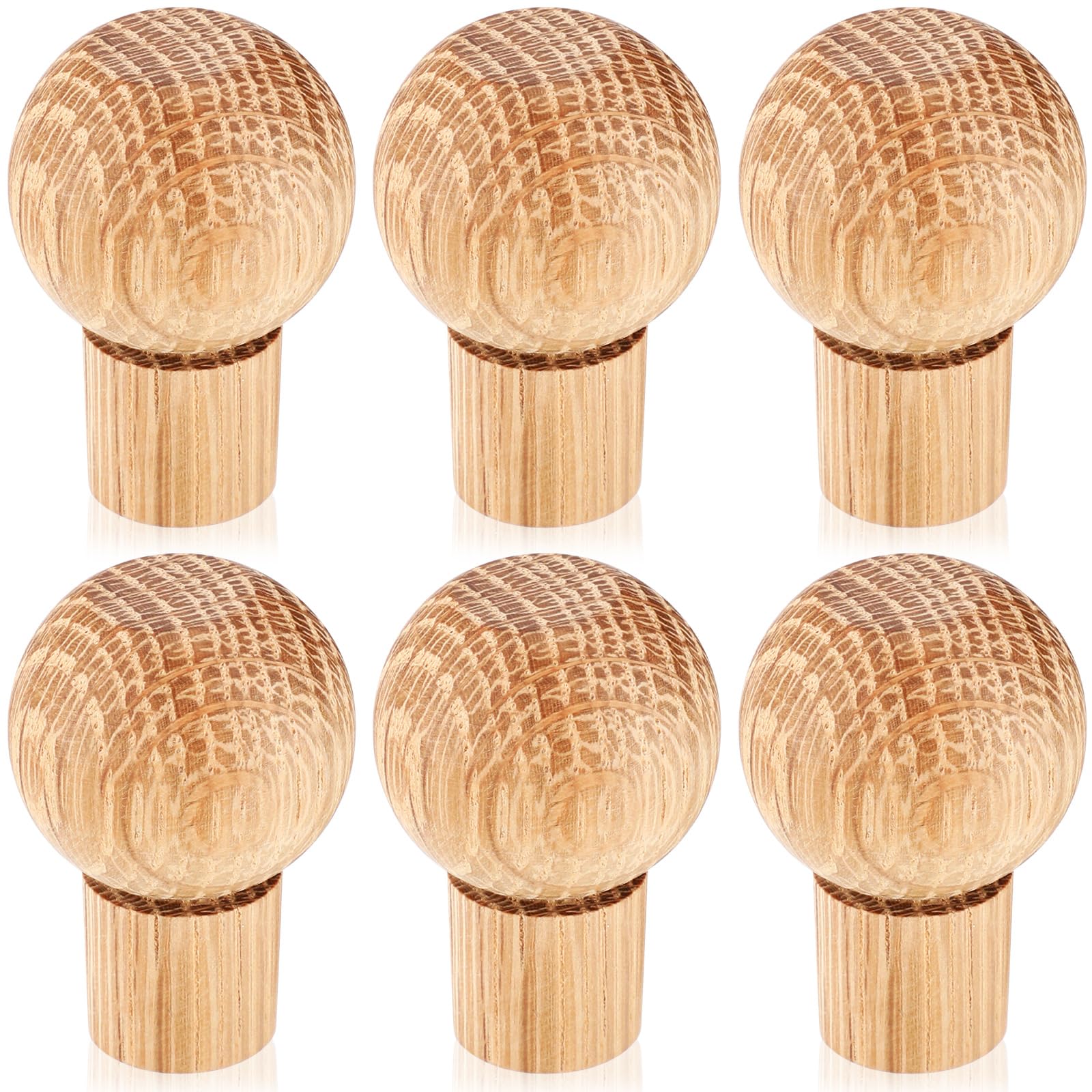 Amazon.com: Soaoo Barrel Bung Bung Plugs White Oak Barrel Wine Stopper ...