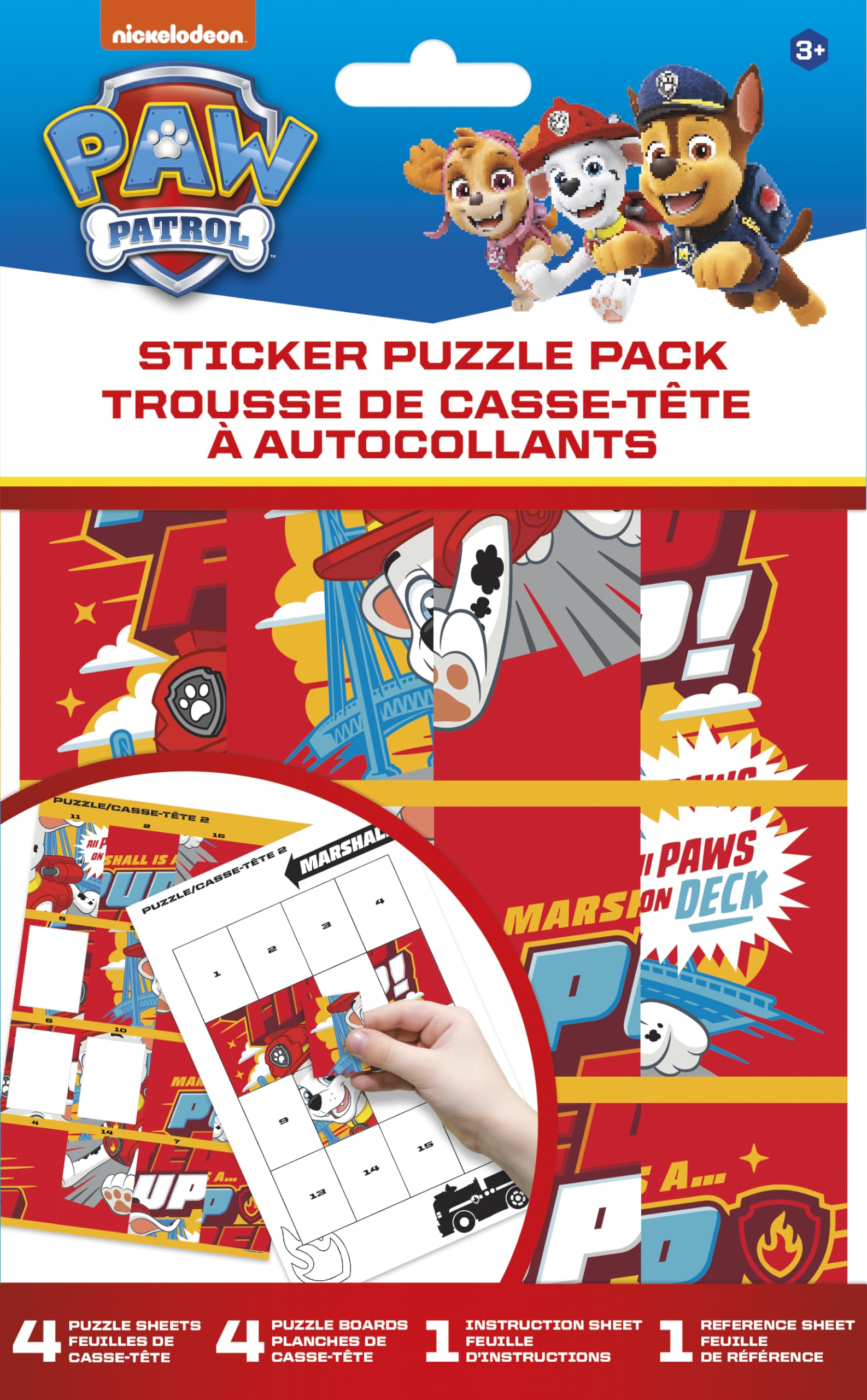 Amazon.com: PAW Patrol - Sticker Puzzle Pack Sticker Puzzle Pack