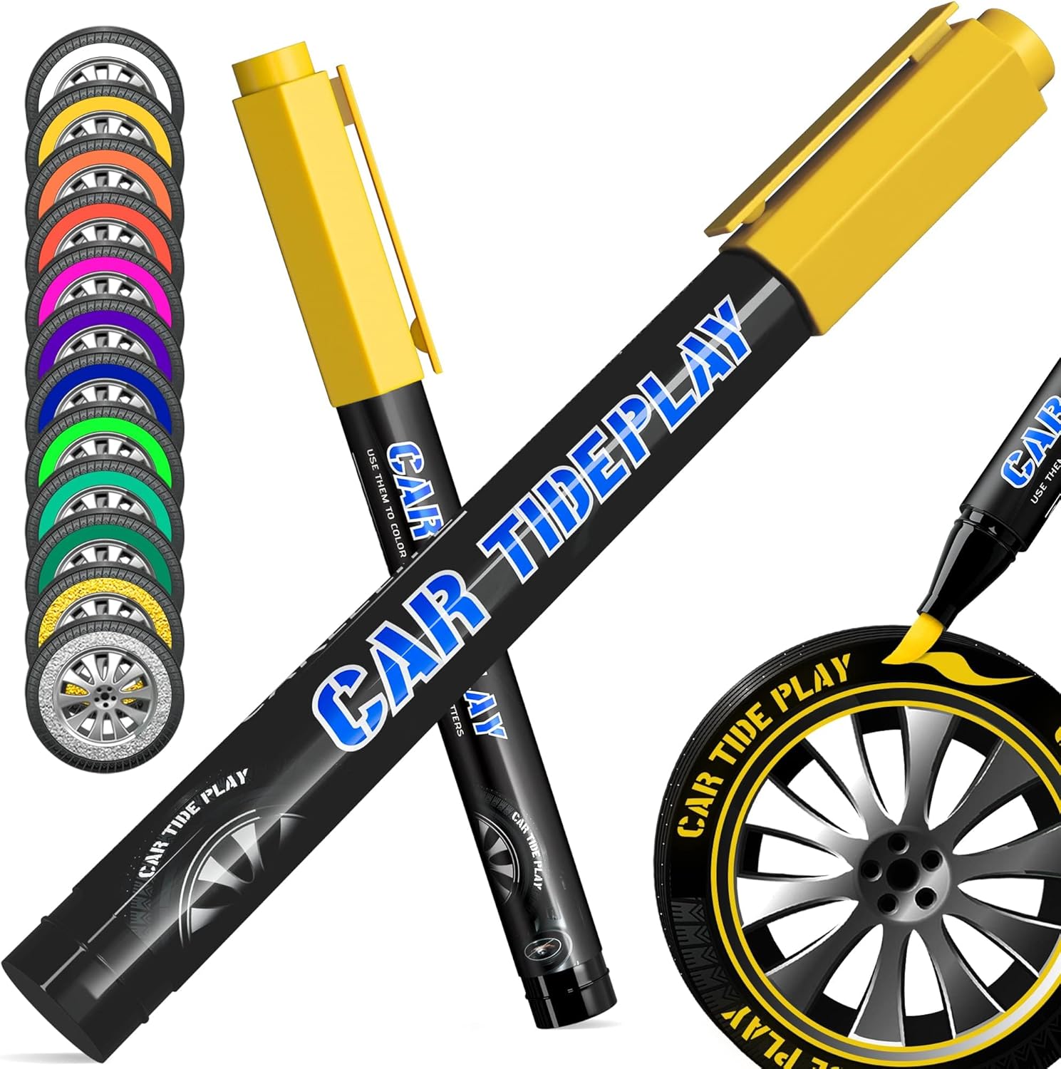 Amazon.com: Cartideplay Tire Paint Marker for Car Tire Lettering ...