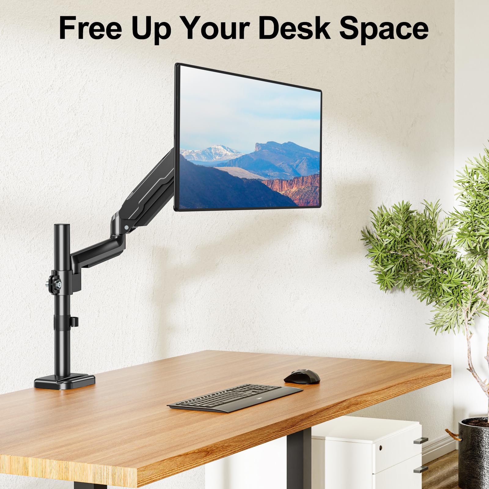 MOUNT PRO Single Monitor Mount, Monitor Arm Desk Mount for 13-32 inch ...