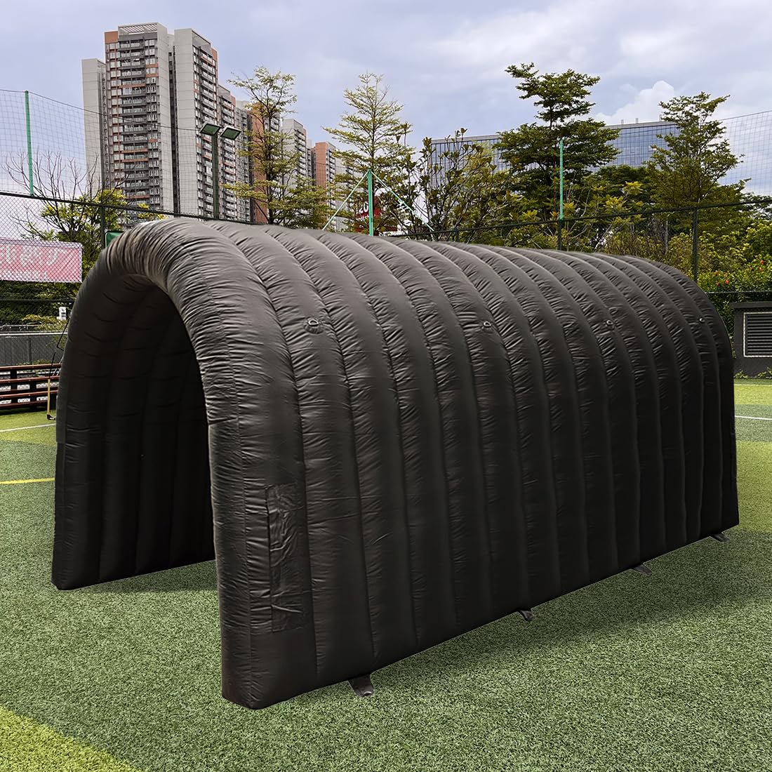 Vinfgoes Inflatable Tunnel Sports Tunnel Entrance with Built-in Blower ...