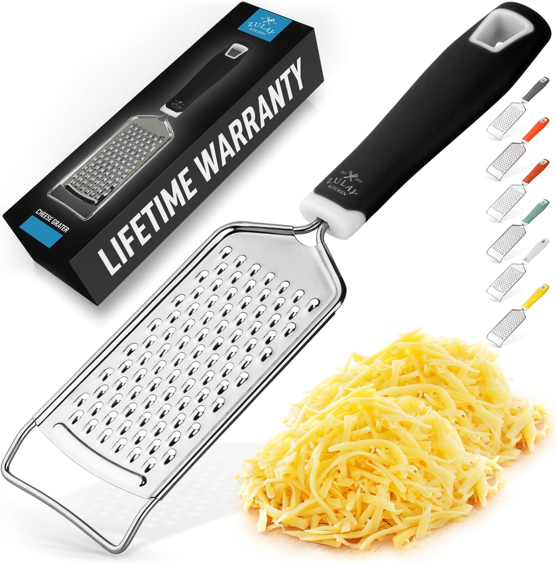 Amazon.com: 2 Pack, Cheese Box Grater & Handheld Cheese Grater Set ...
