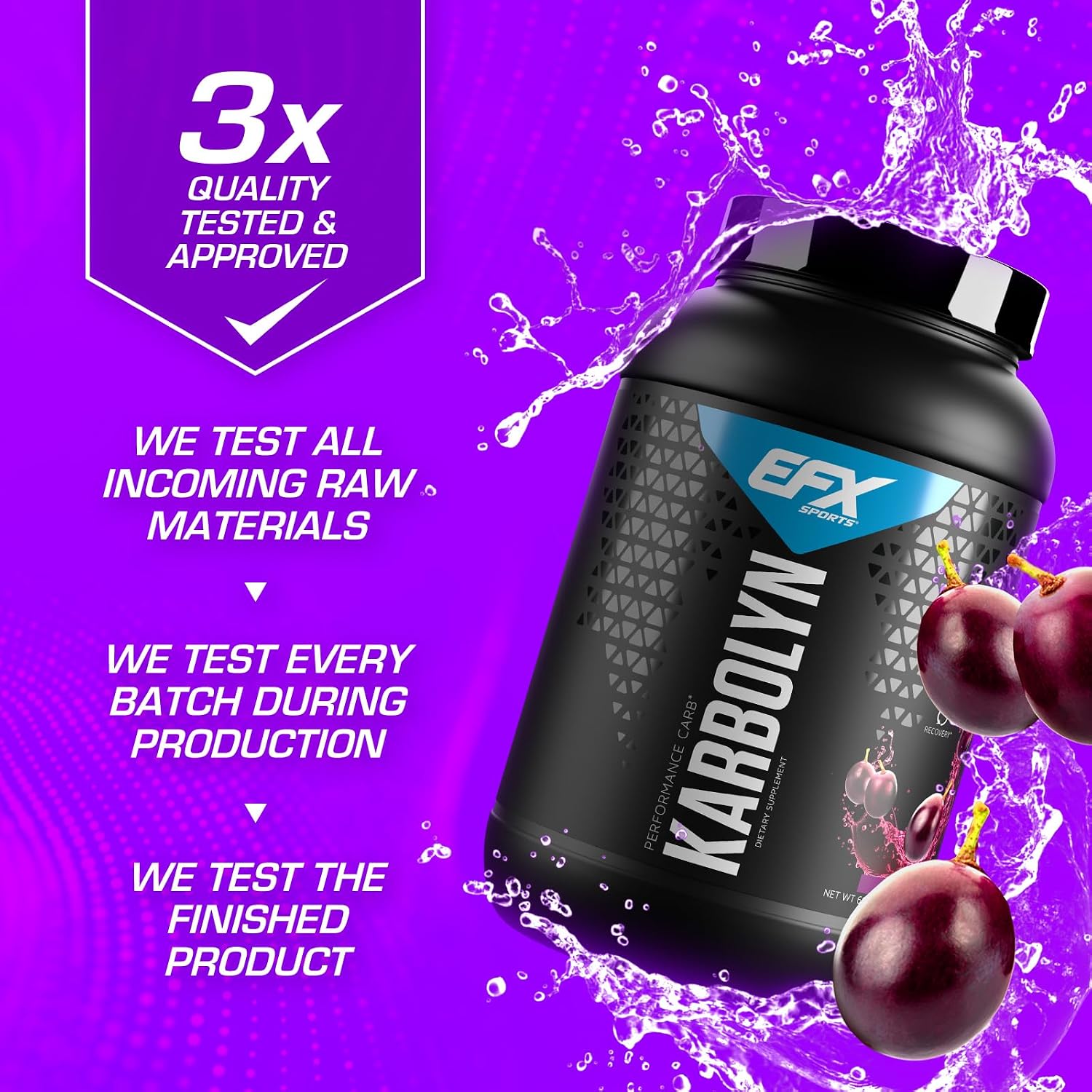 EFX Sports Karbolyn Fuel Polvo de carbohidratos de rápida absorción ...