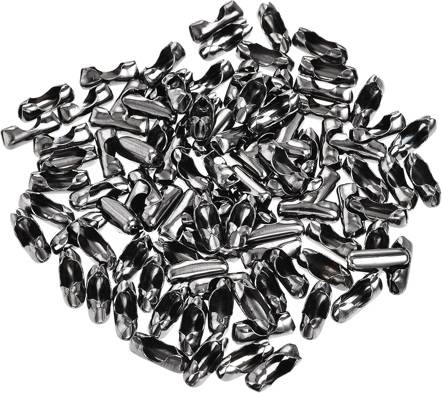 Amazon.com: uxcell Ball Chain Connector, 3.2mm Ball Chains Clasp Crimp ...