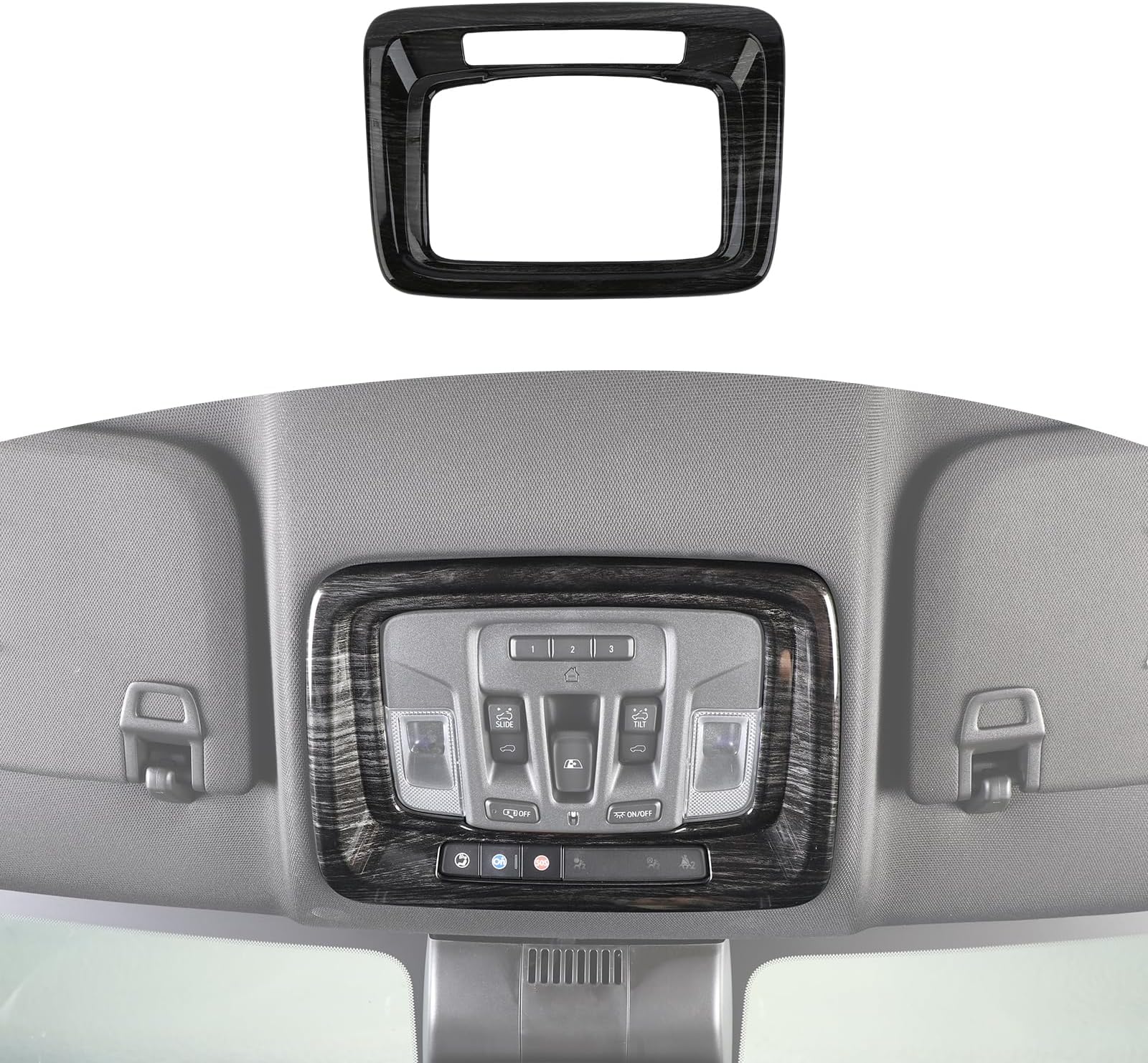 Amazon.com: RT-TCZ for Silverado Overhead Console Dome Light Frame Trim ...