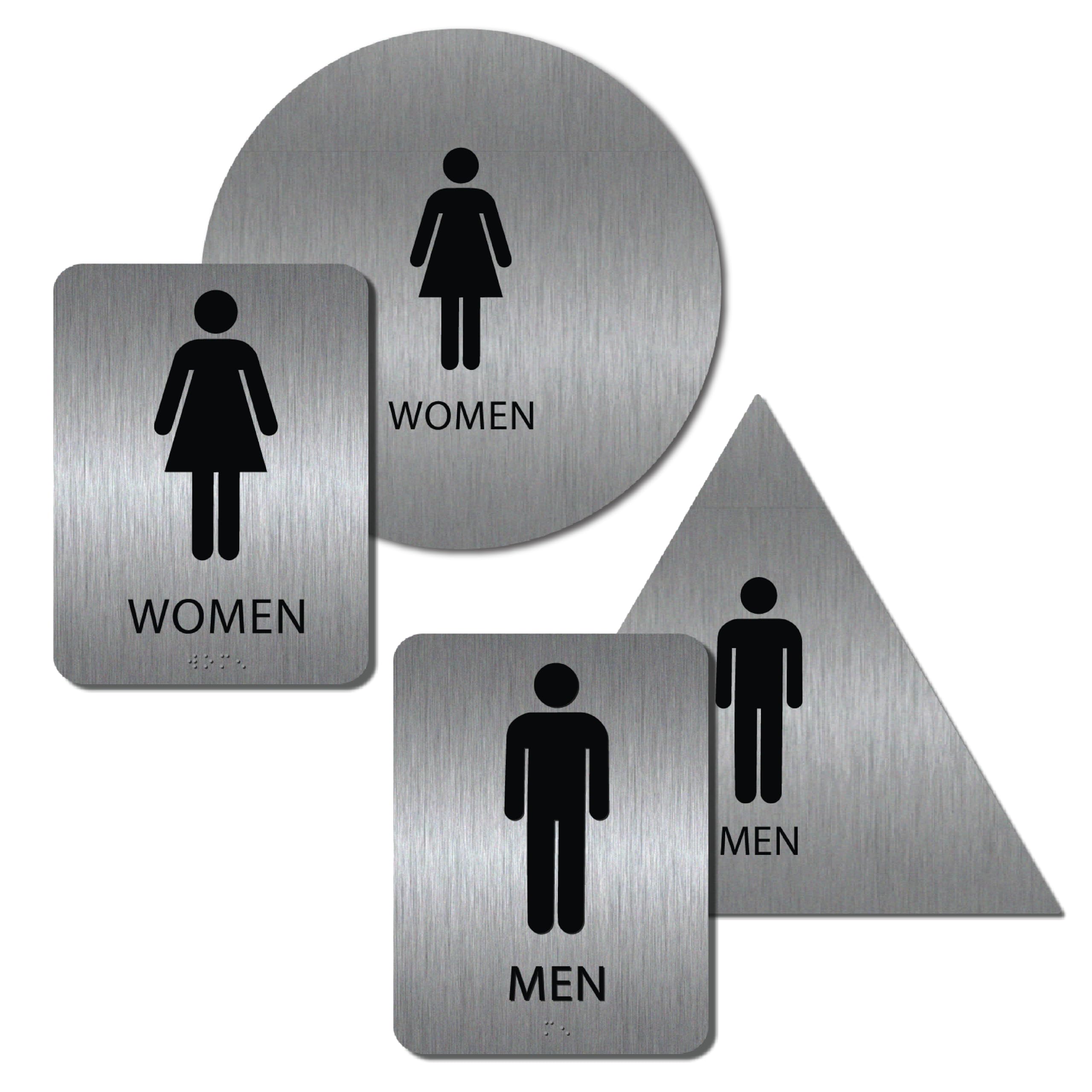 Ada Bathroom Signage Placement ADA Accessible Women's Restroom 6" X