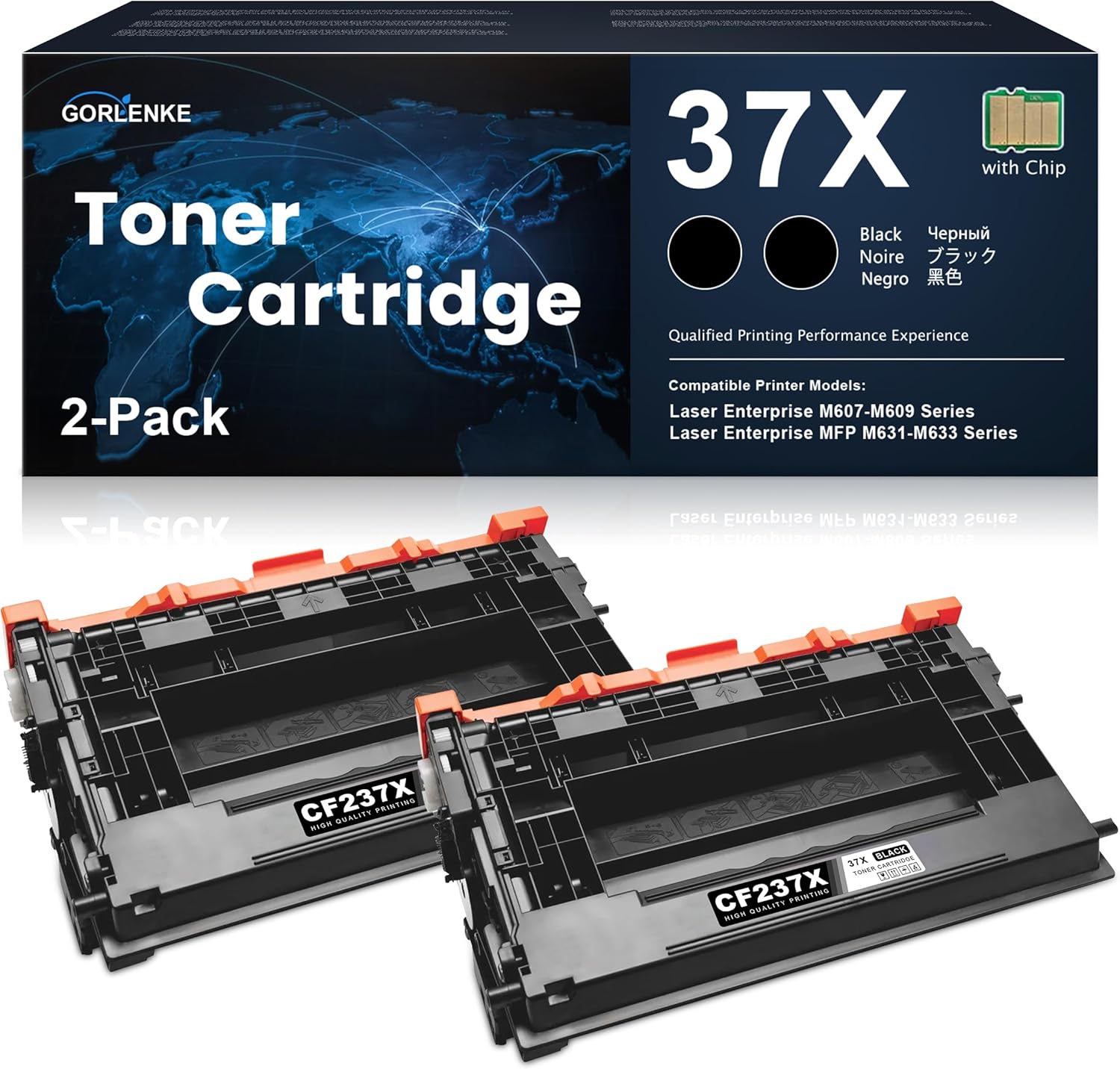 Amazon.com: 37X High-Yield Toner Cartridge 2-Pack (New Chip ...