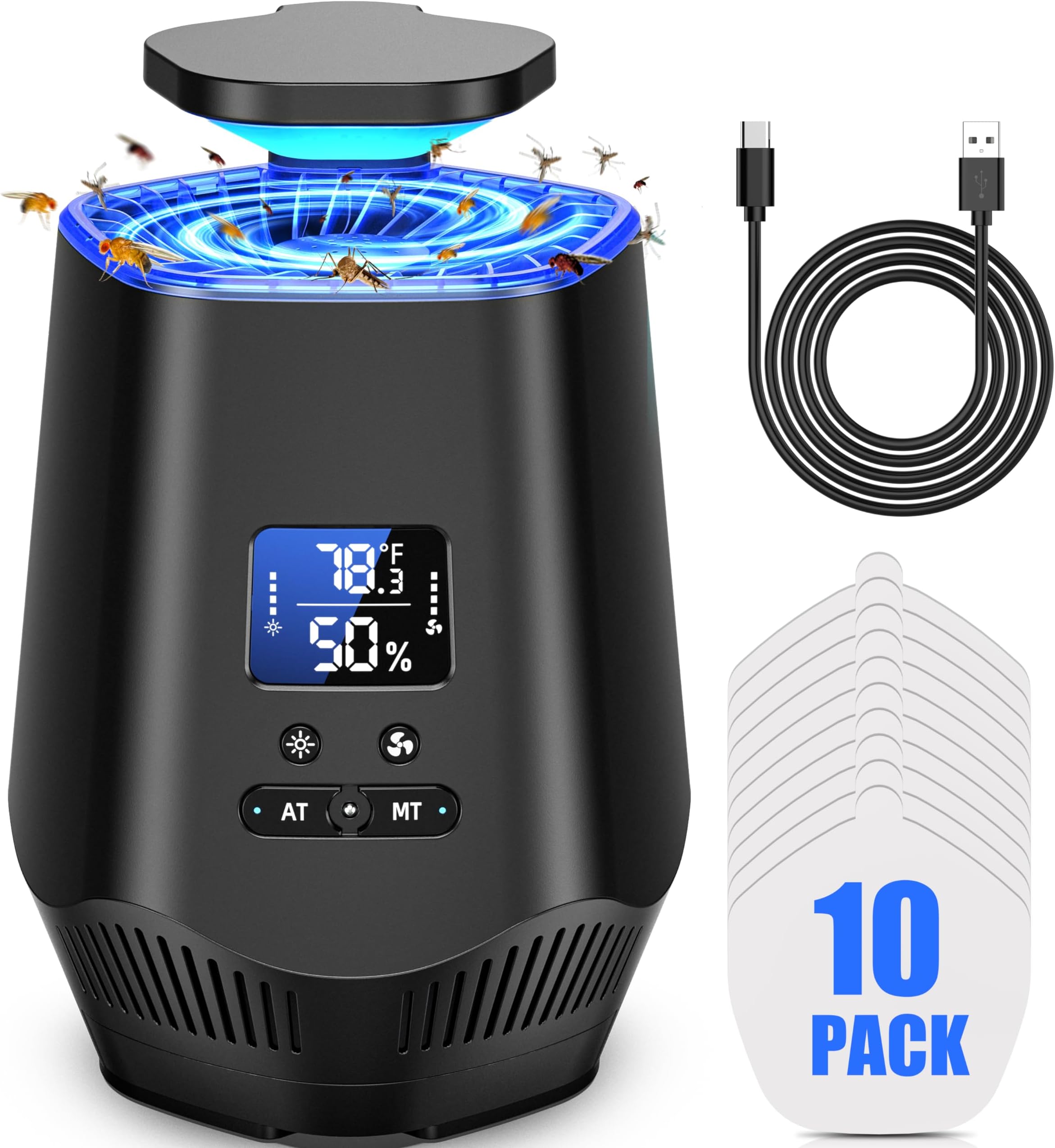 Amazon.com: Bug Zapper Indoor Mosquito Dunks Mosquito Zapper Fly Traps ...