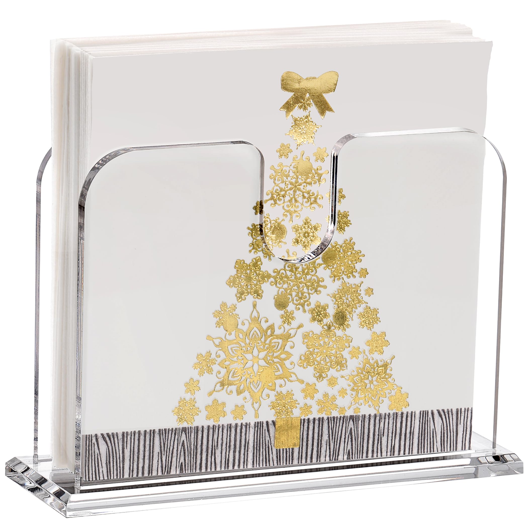 Amazon.com: DINGHUO Acrylic Napkin Holder for Table, Modern Standing ...