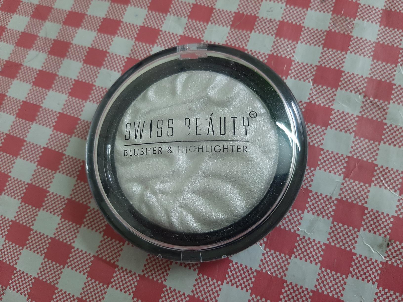 Buy Swiss Beauty Professional Baked Highlighter, Face Makeup, Silver ...