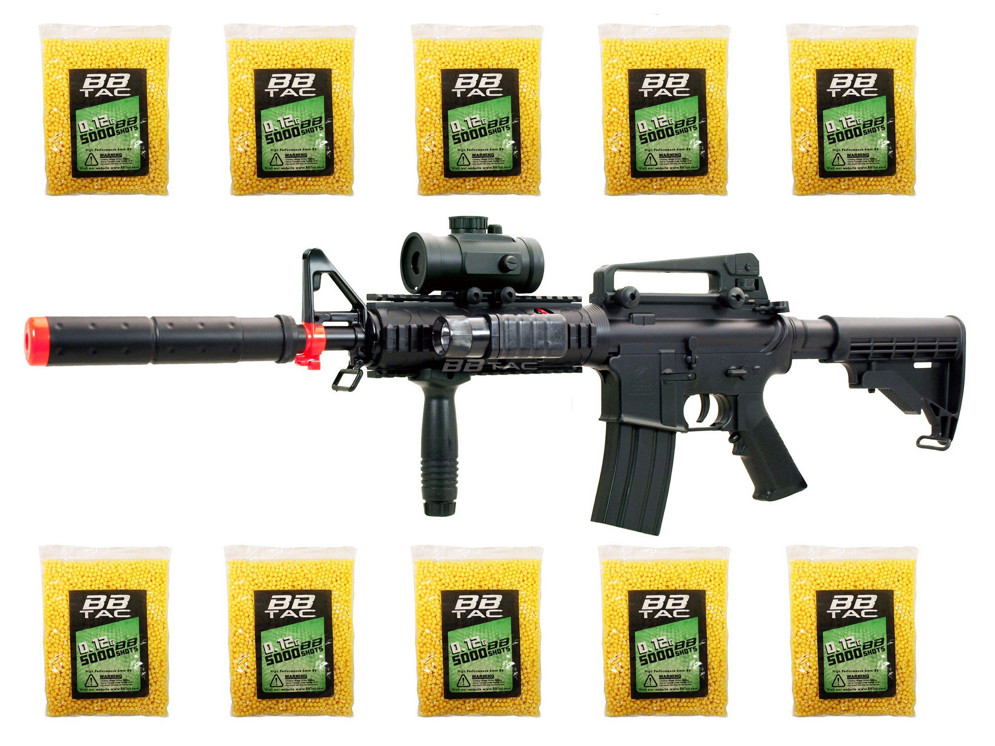 Firepower Fp8 Pro Electric Airsoft Gun Black Tan 122442 Airsoft Elite