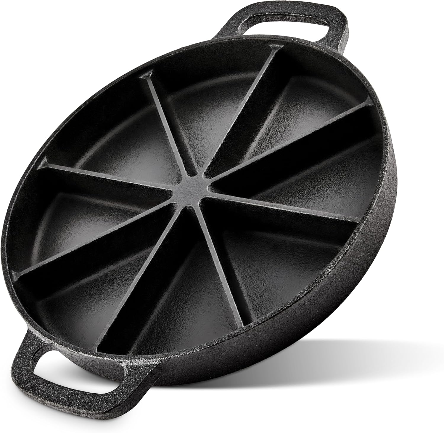 Amazon.com: Modern Innovations Classic Cast Iron Wedge Pan, Non-Stick ...