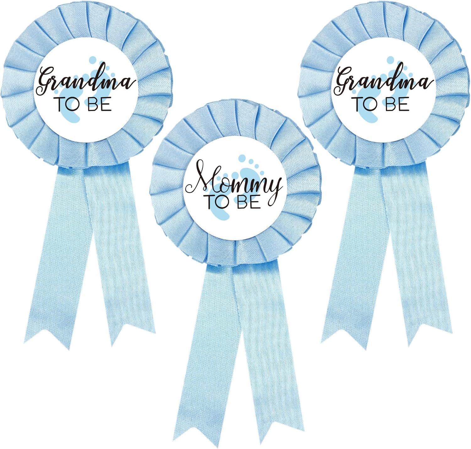 Amazon.com: Mommy to be Tinplate Badge Pin, 2 Grandma to be badge light ...