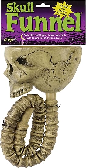 Amazon.com: Fun World Skull Beer Funnel: Skull Beer Bong: Home & Kitchen