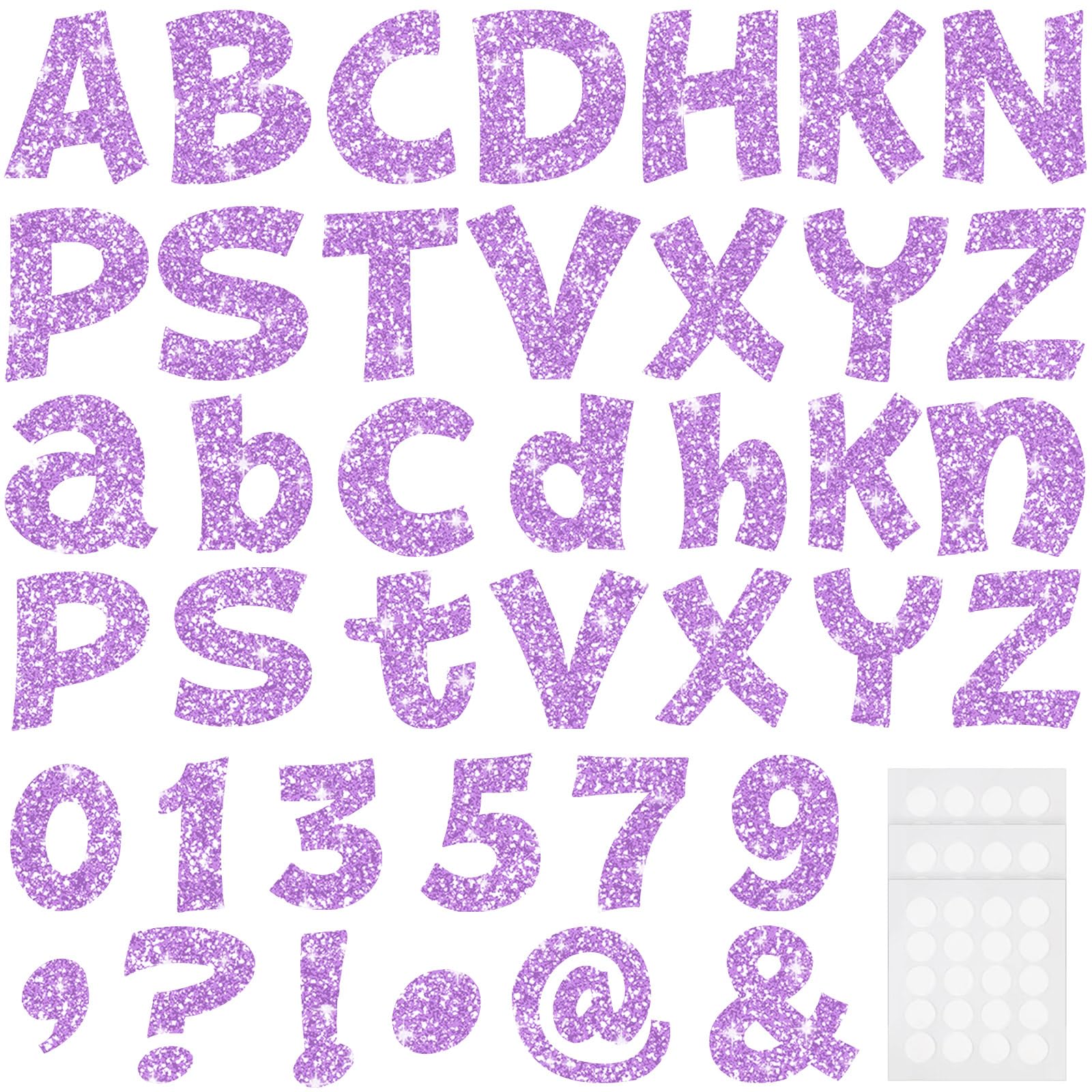 Snapklik.com : Colarr 216 Pcs Glitter Bulletin Board Letters For ...