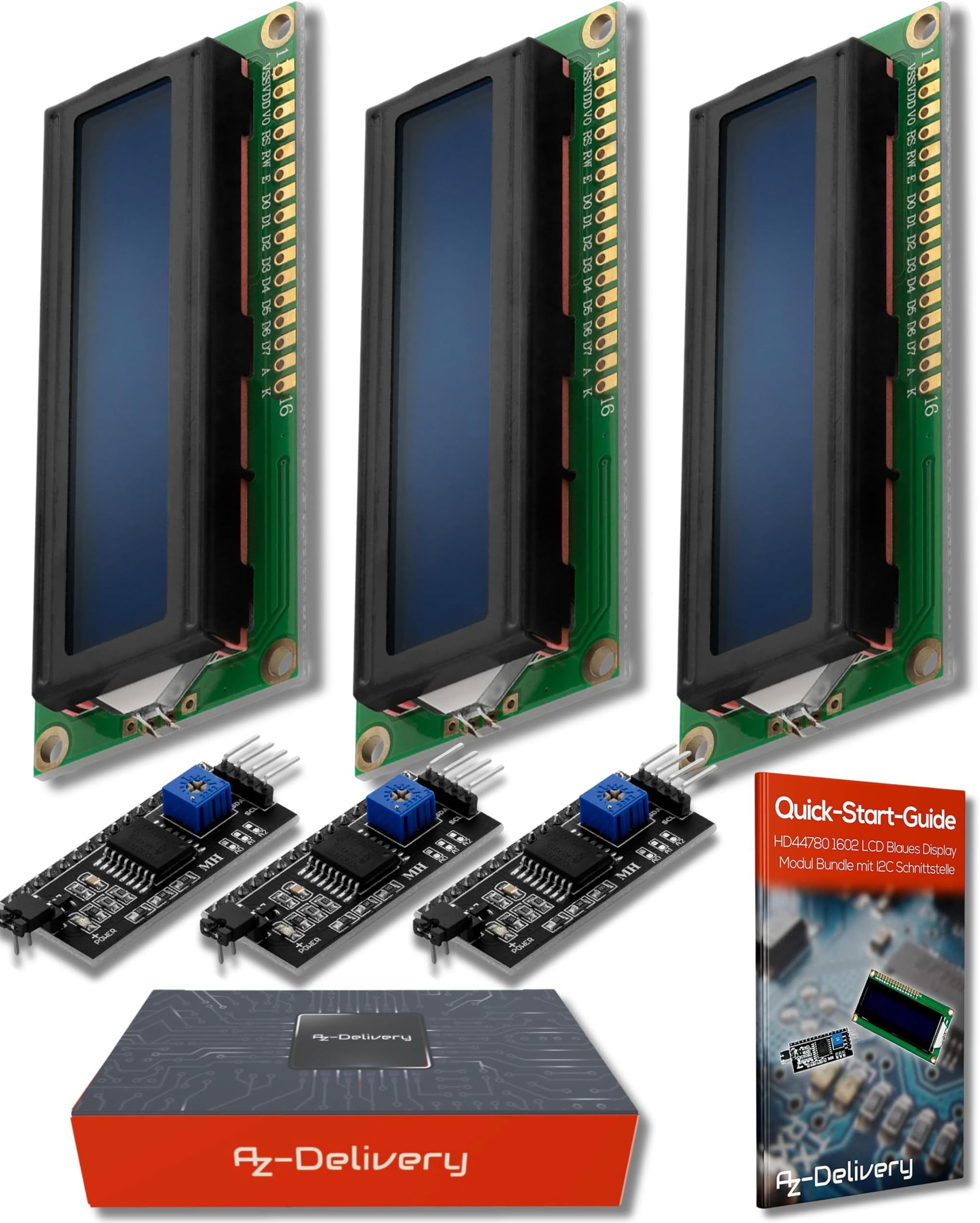 1Pcs IIC/IC2 Interface LCD1602 LCD Display Adapter Board Plate Module ...