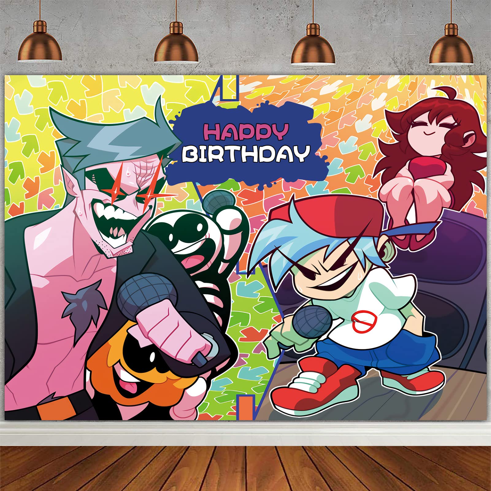 Buy Friday Night Funkin Party Background Friday Night Funkin Children's ...