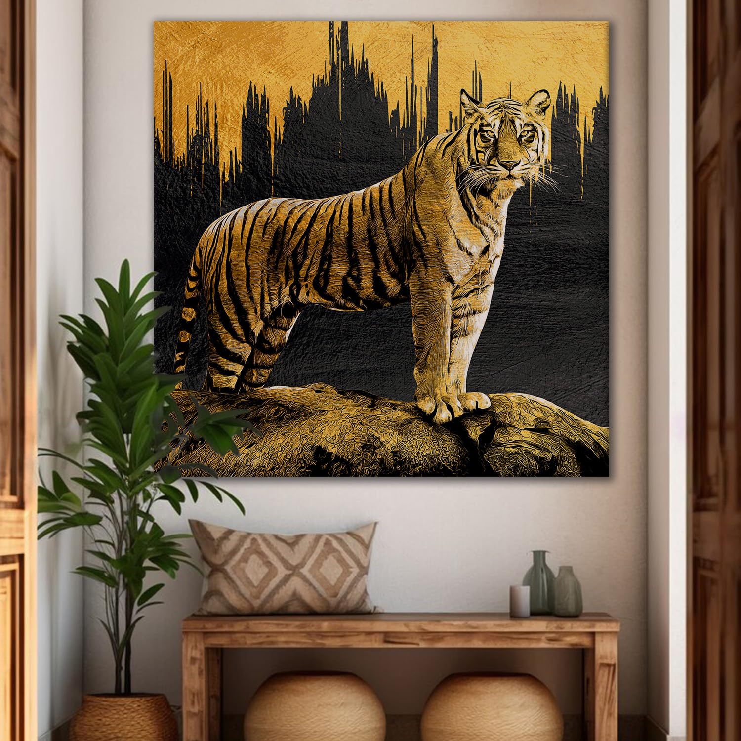 Wild Animal Paintings Animals Wall Art ⭐ Canvas & Framed + Many