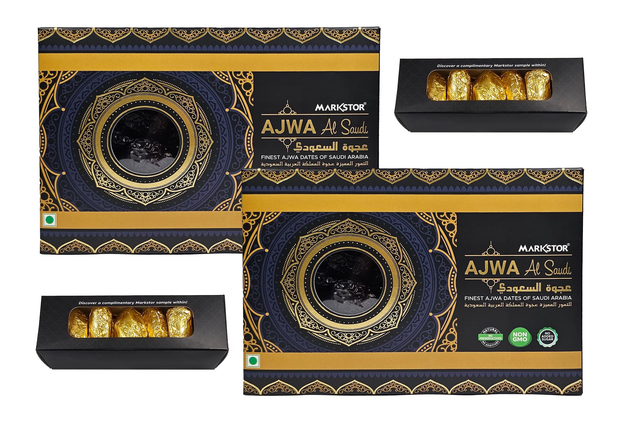 Buy Markstor Ajwa Al-Saudi - Finest Original Ajwa Dates (Khajoor/Khajur ...